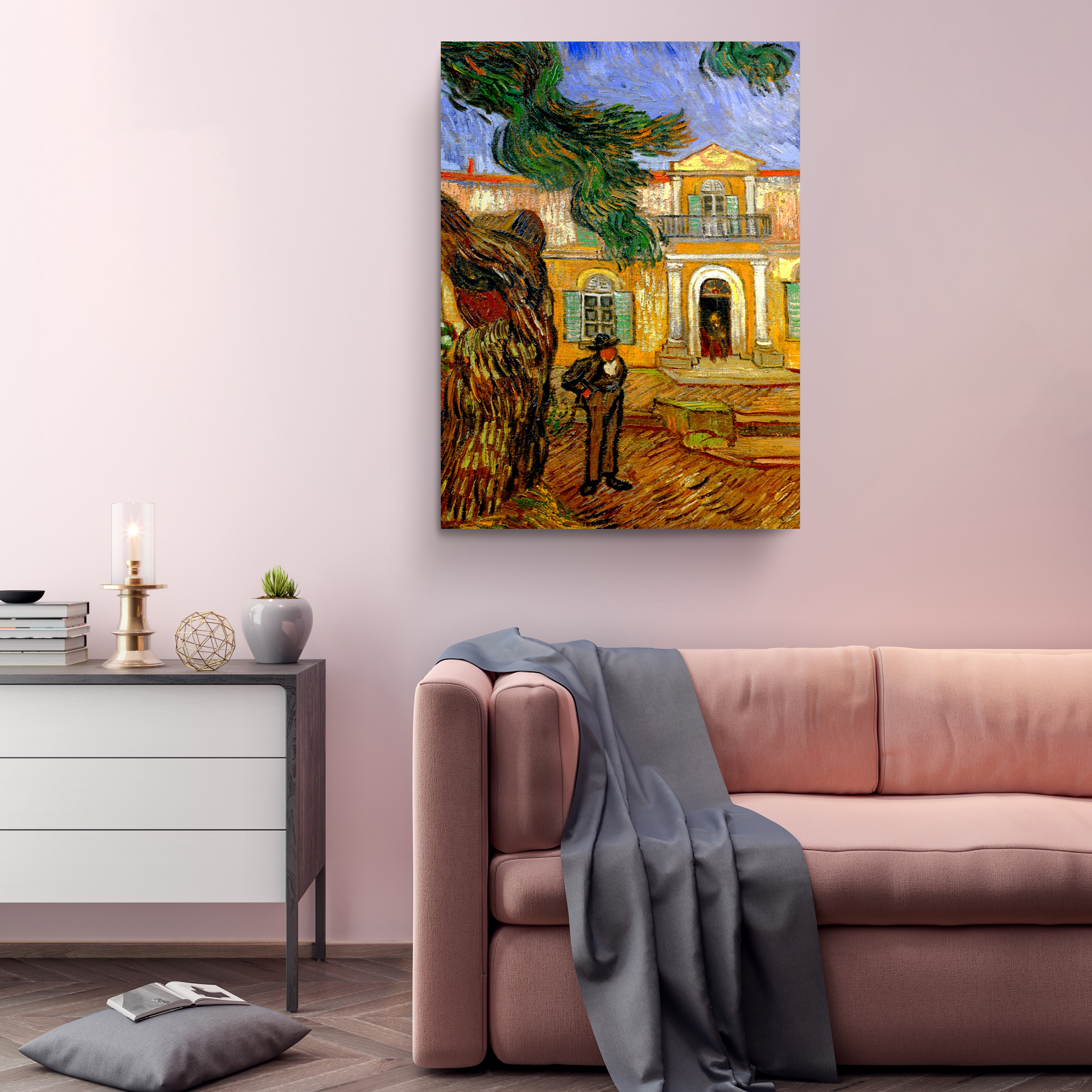 Vault W Artwork Saint Paul Asylum Saint Rémy Reproduction by Vincent ...