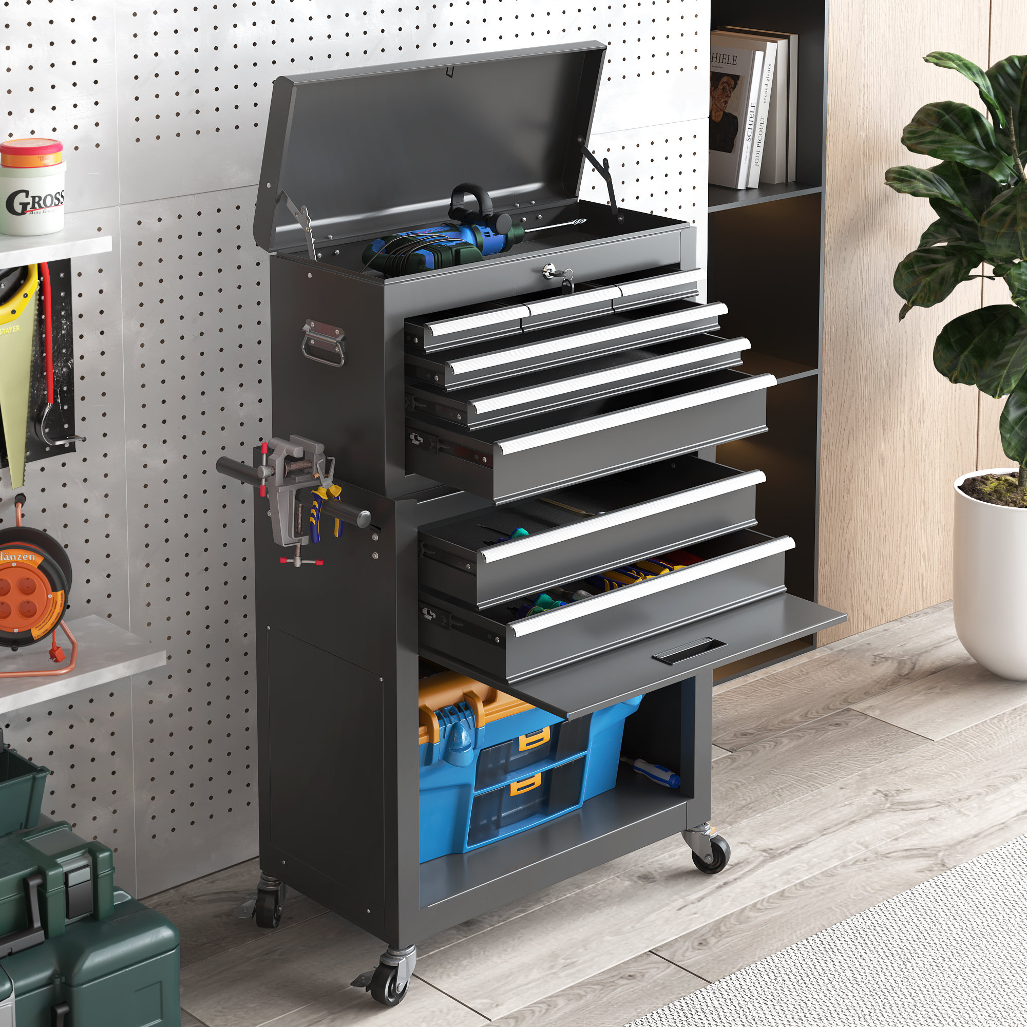 WFX Utility™ Tool Chest, 8-Drawer Rolling Tool Chest With Locking ...