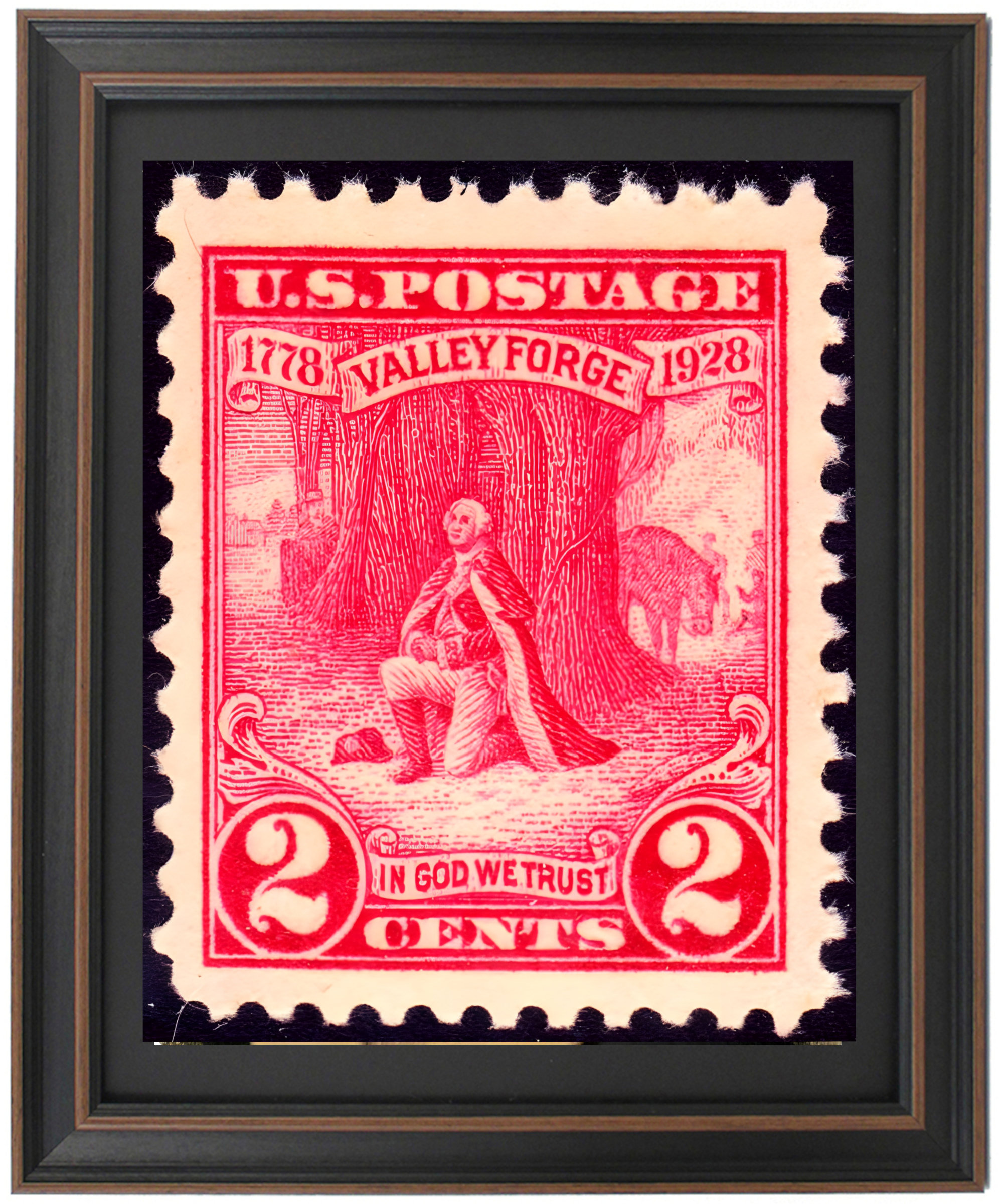 Alcott Hill® Washington at Prayer (Valley Forge) 2c US Stamp, Circa ...