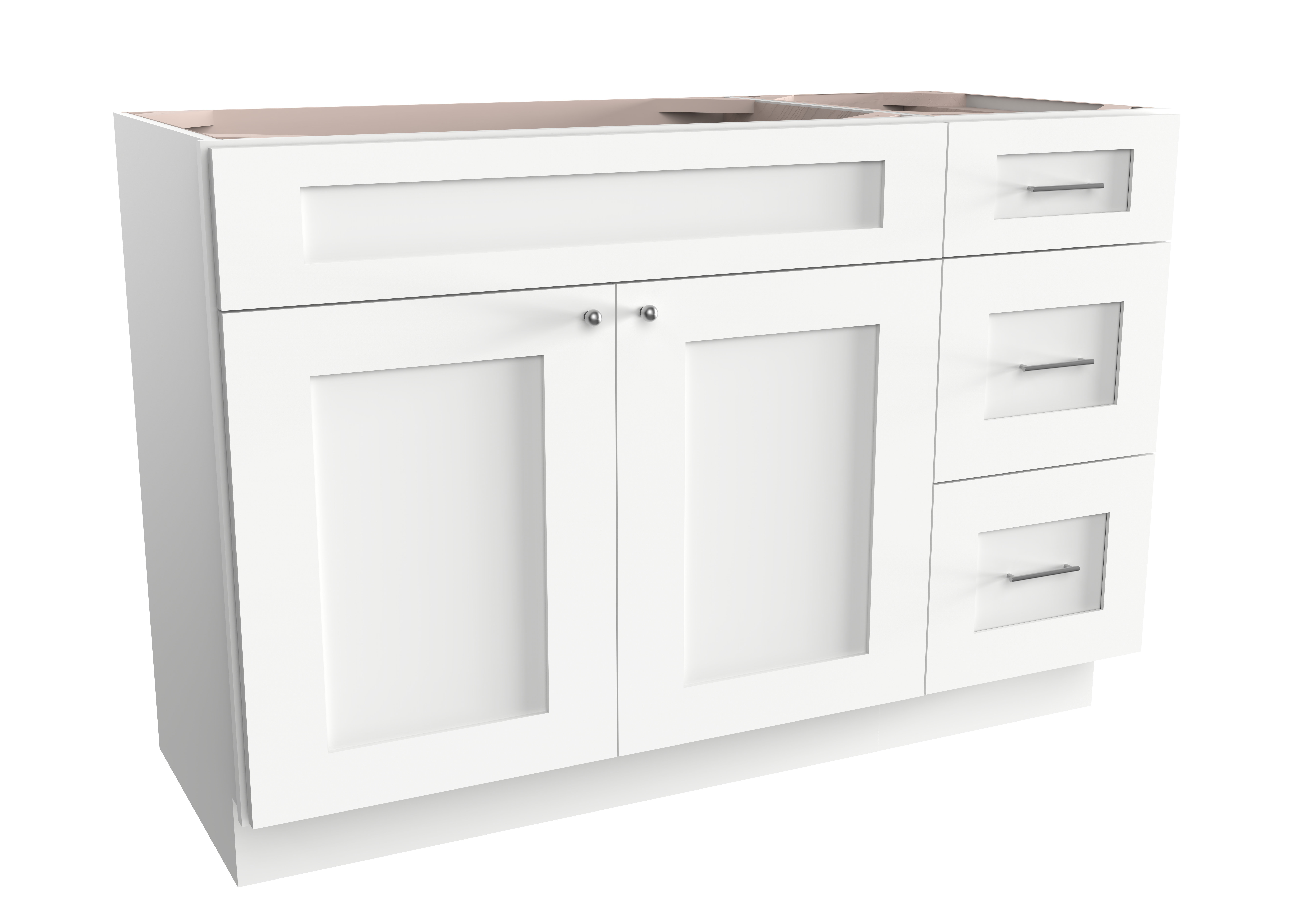 DISAR Disar 51" Single Bathroom Vanity Base Only in White - Wayfair Canada
