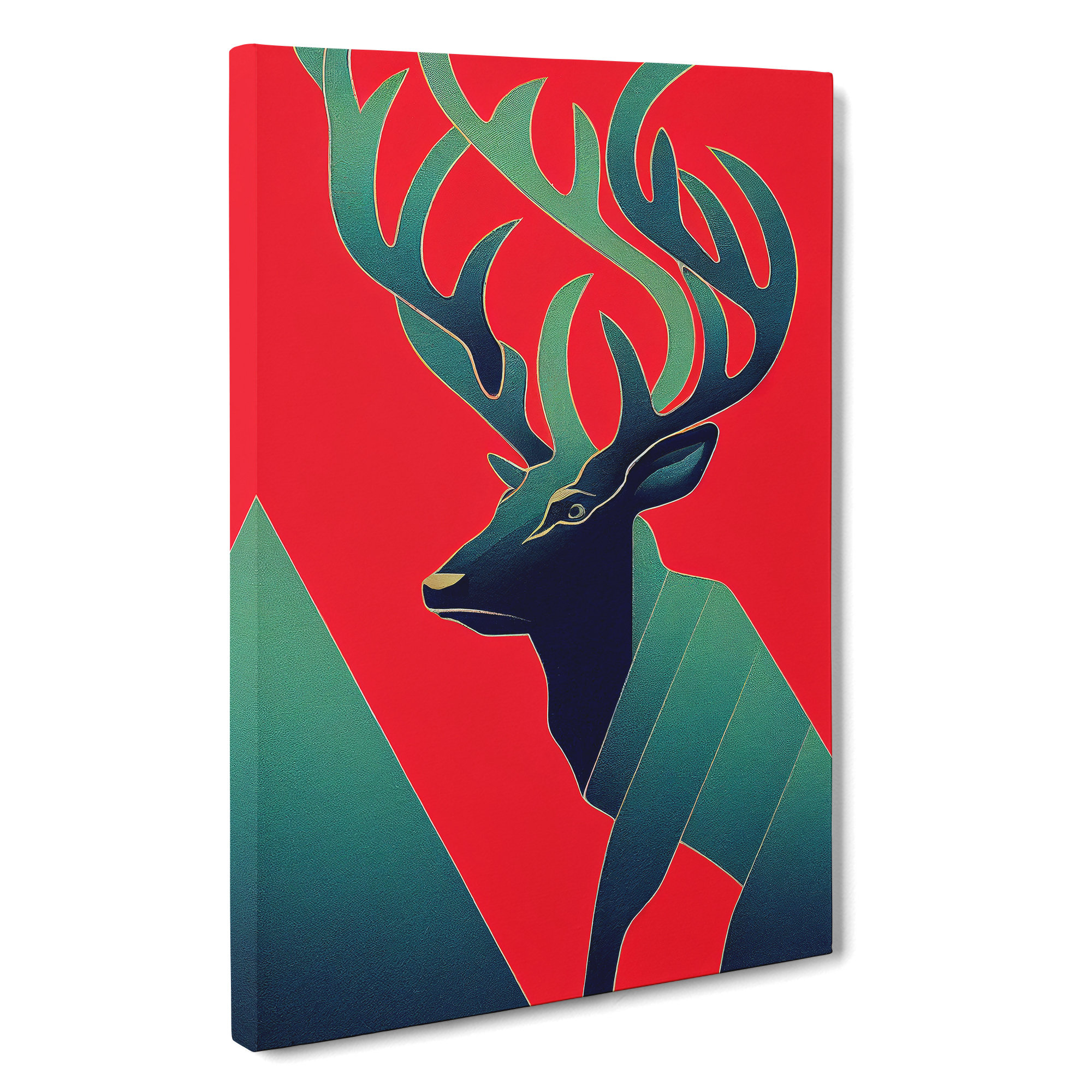 Alpen Home Abstract Stag Art No.6 | Wayfair.ie