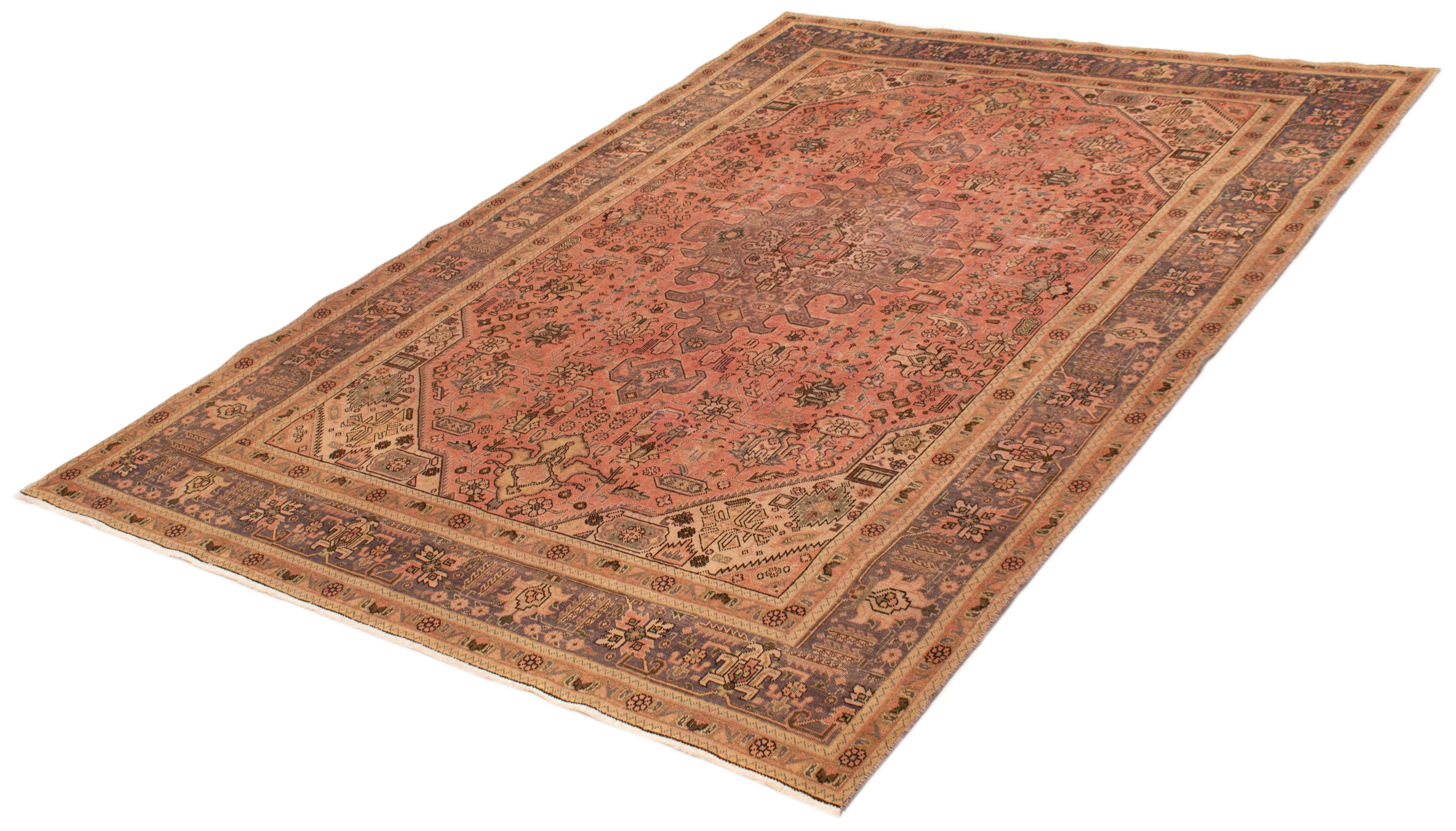 Isabelline Antalya Vintage Dark Copper Rug 8'0" x 11'2" | Wayfair