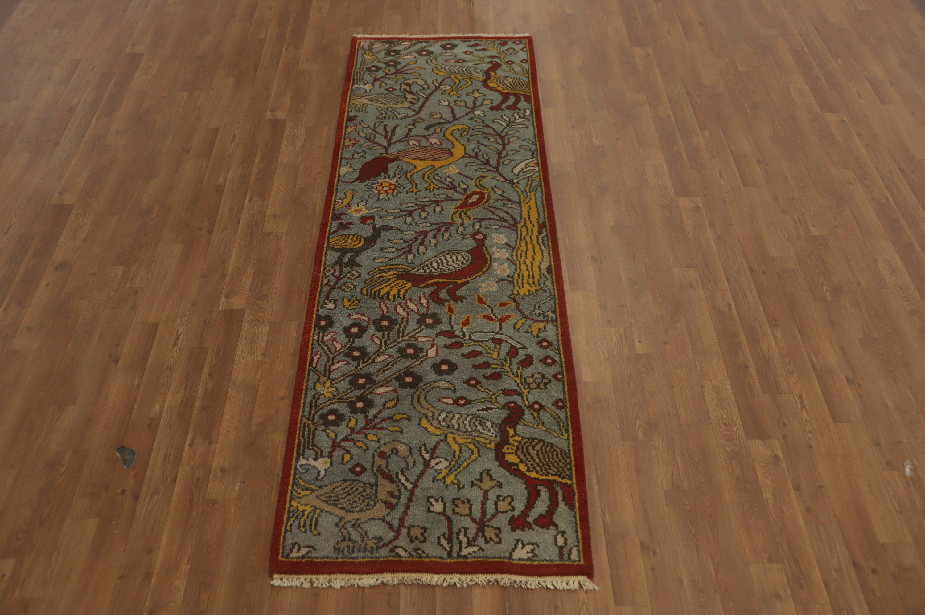Red Barrel Studio® Animals Pictorial Ziegler Indian Runner Rug 3x8 ...
