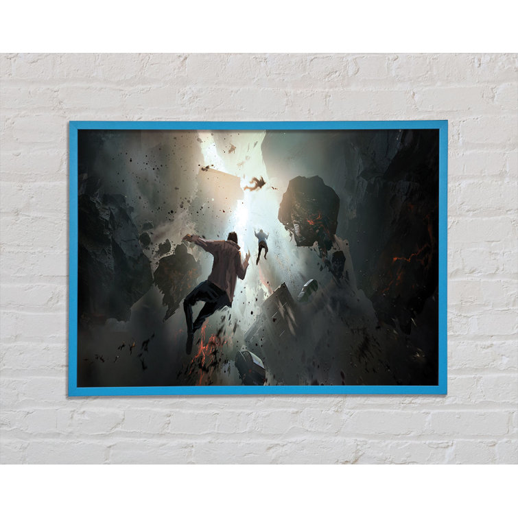 Rosalind Wheeler Jumping Into The Abyss - Single Picture Frame Art ...