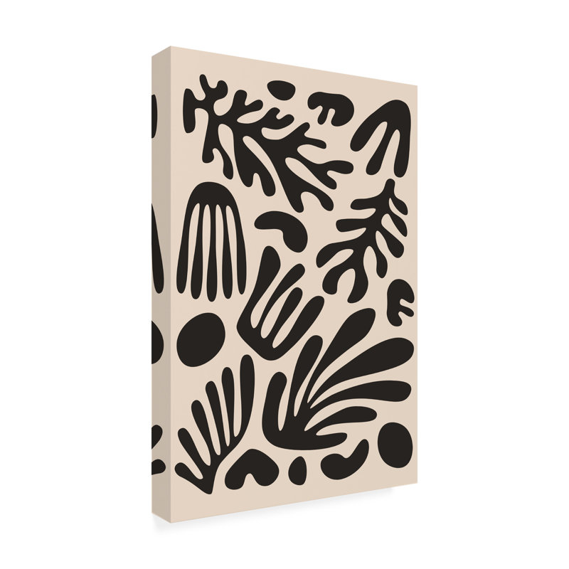 George Oliver Jay Stanley Henri Matisse Black Algae Collection 3 Canvas ...
