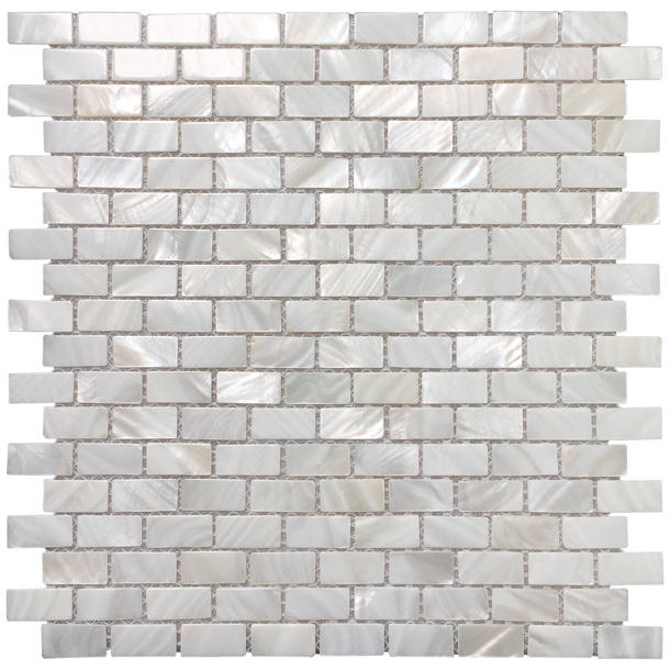 ES Stone 1" x 1" Seashell Fish Scale Mosaic Wall Tile & Reviews ...