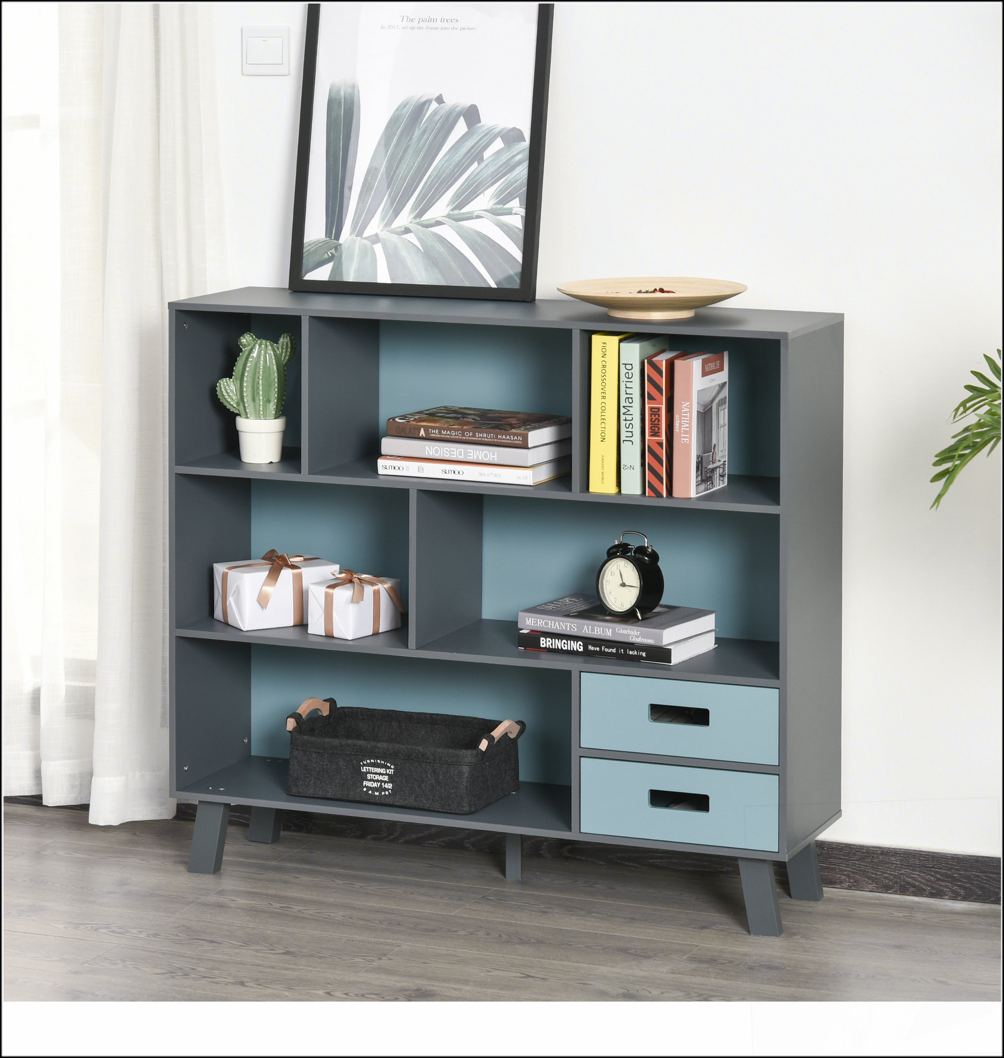 Ebern Designs 3-Tier Child Bookcase with Open Shelves, Floor Standing ...