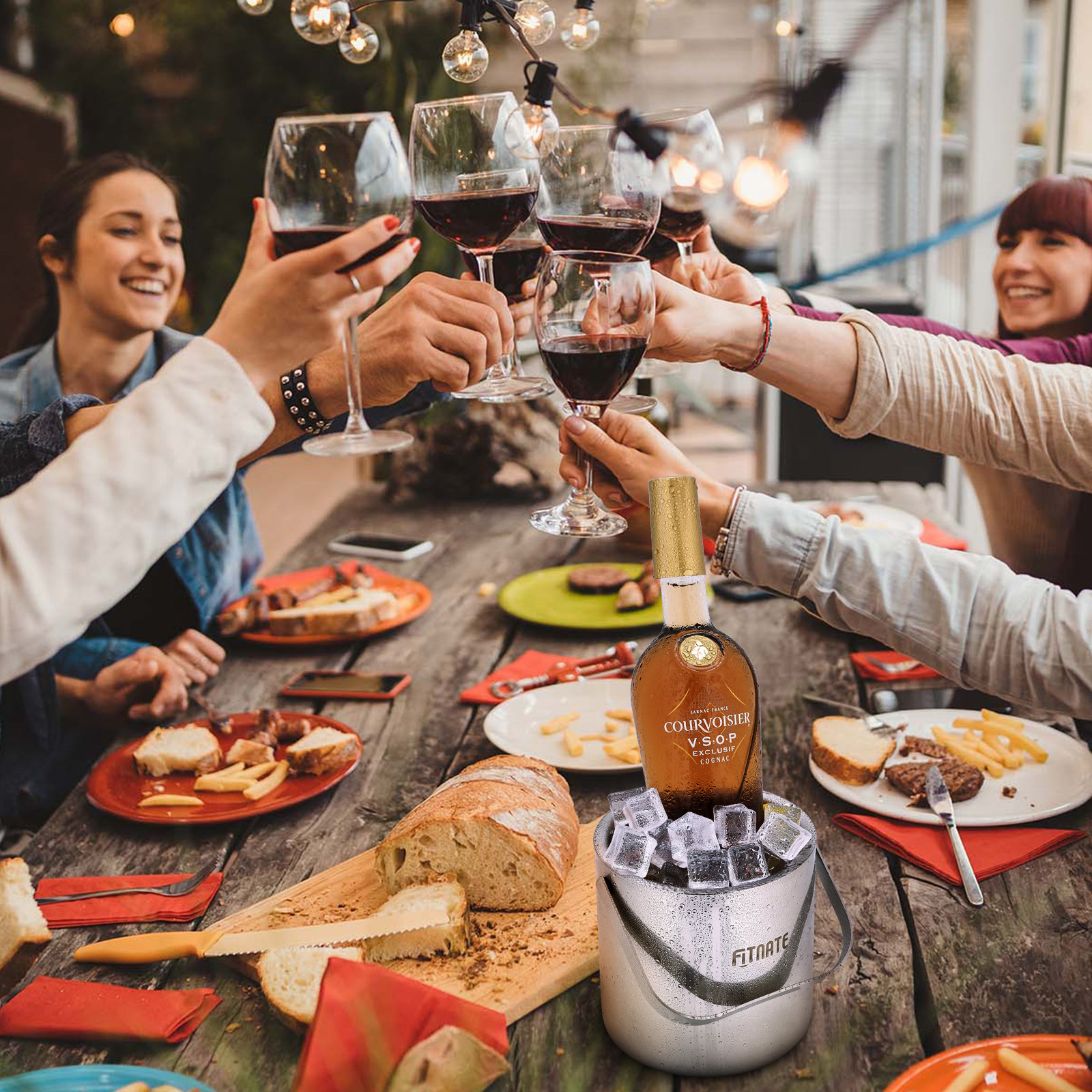 Fitnate Stainless Steel Ice Bucket Set With Strainer | Wayfair