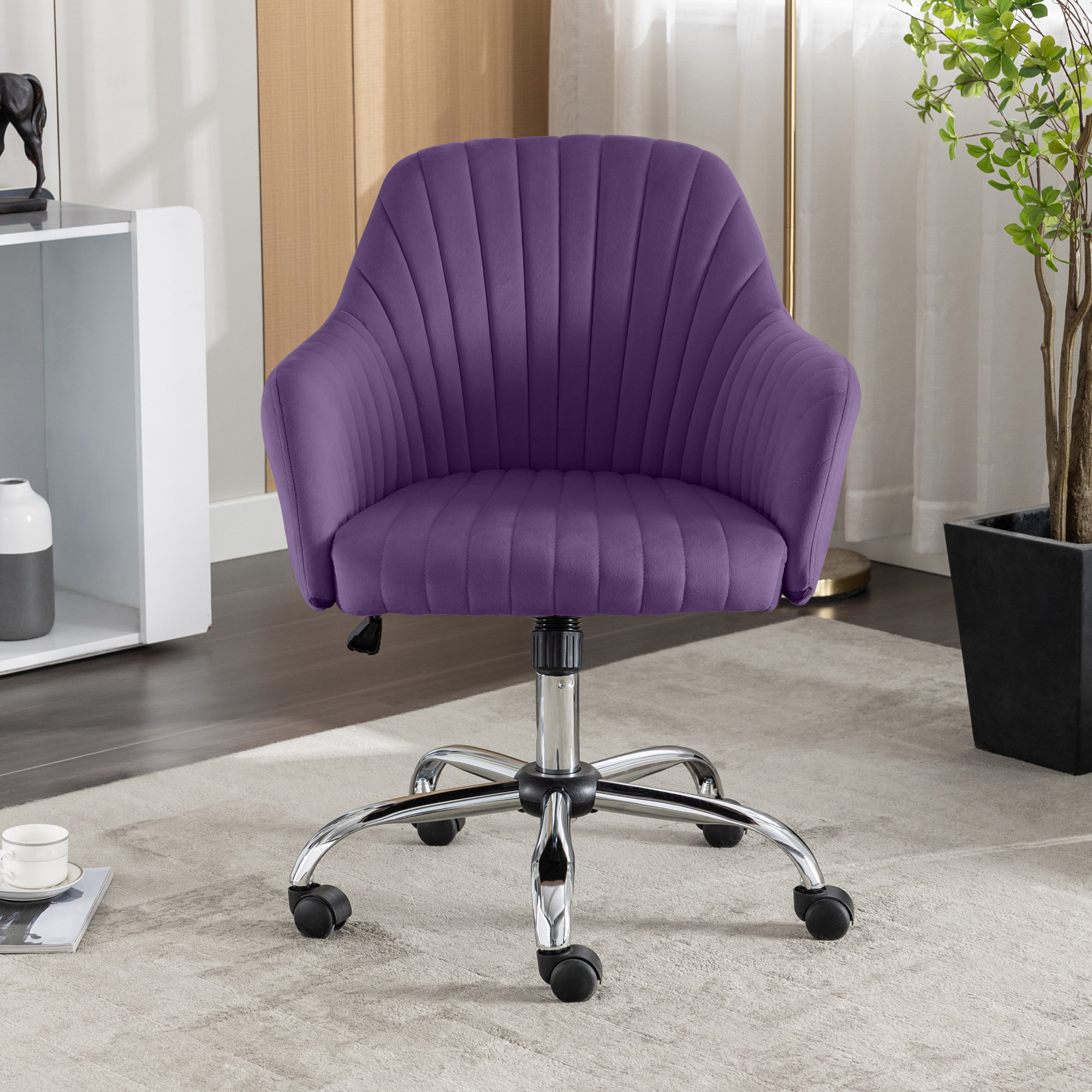 Wrought Studio™ Swivel chair,Accent chair,Reading Chair,Barrel chair ...