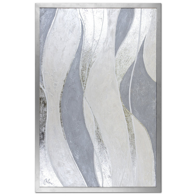 Ivy Bronx Abstraction - Wrapped Canvas Painting | Wayfair.co.uk