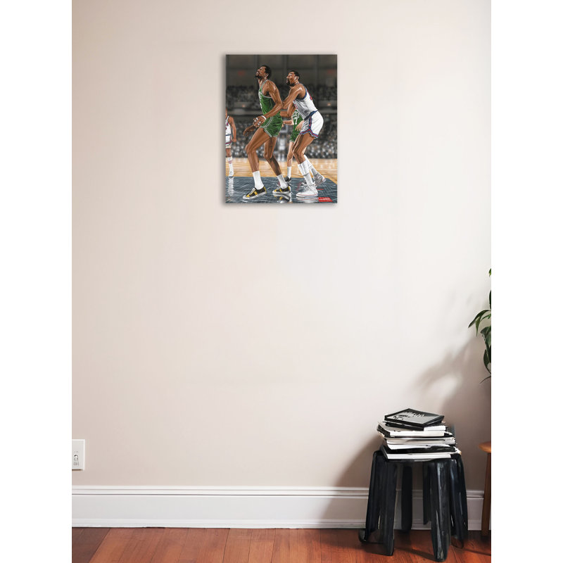 Buy Art For Less Wilt Chamberlin and Bill Russell Artwork by Darryl ...