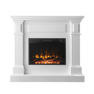 White Electric Fireplaces & Stoves You'll Love | Wayfair