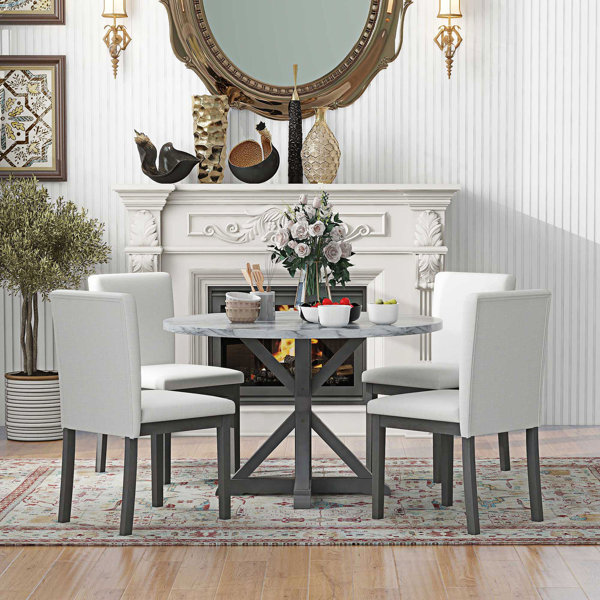 Rosalind Wheeler Ceasor 5 - Piece Dining Set | Wayfair