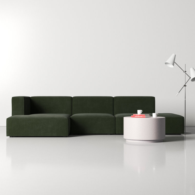 AllModern Shonnard 3 - Piece Upholstered Sectional & Reviews | Wayfair
