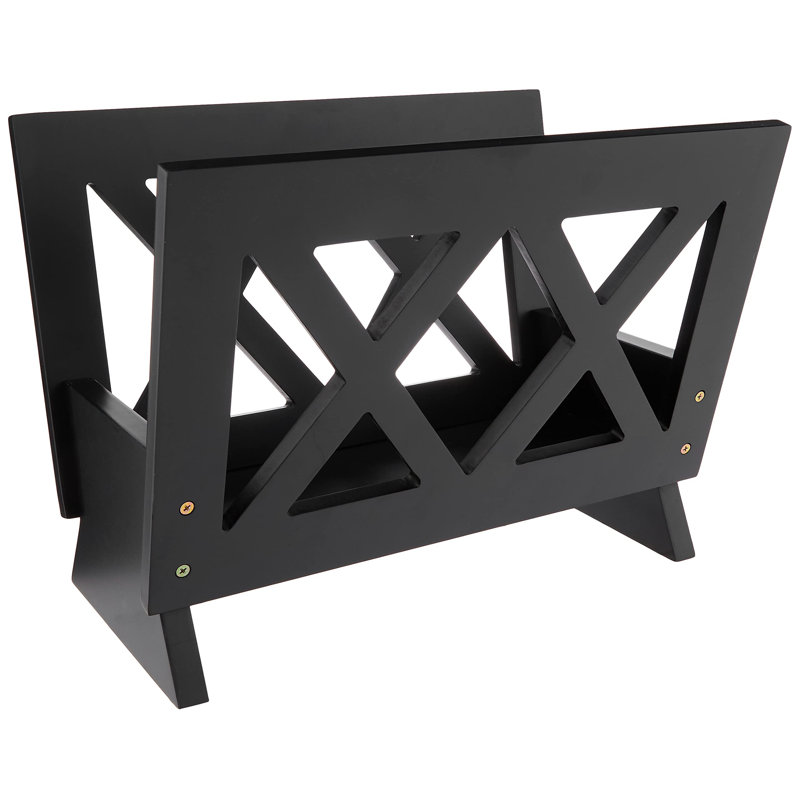 Rebrilliant Contemporary Magazine Rack | Wayfair