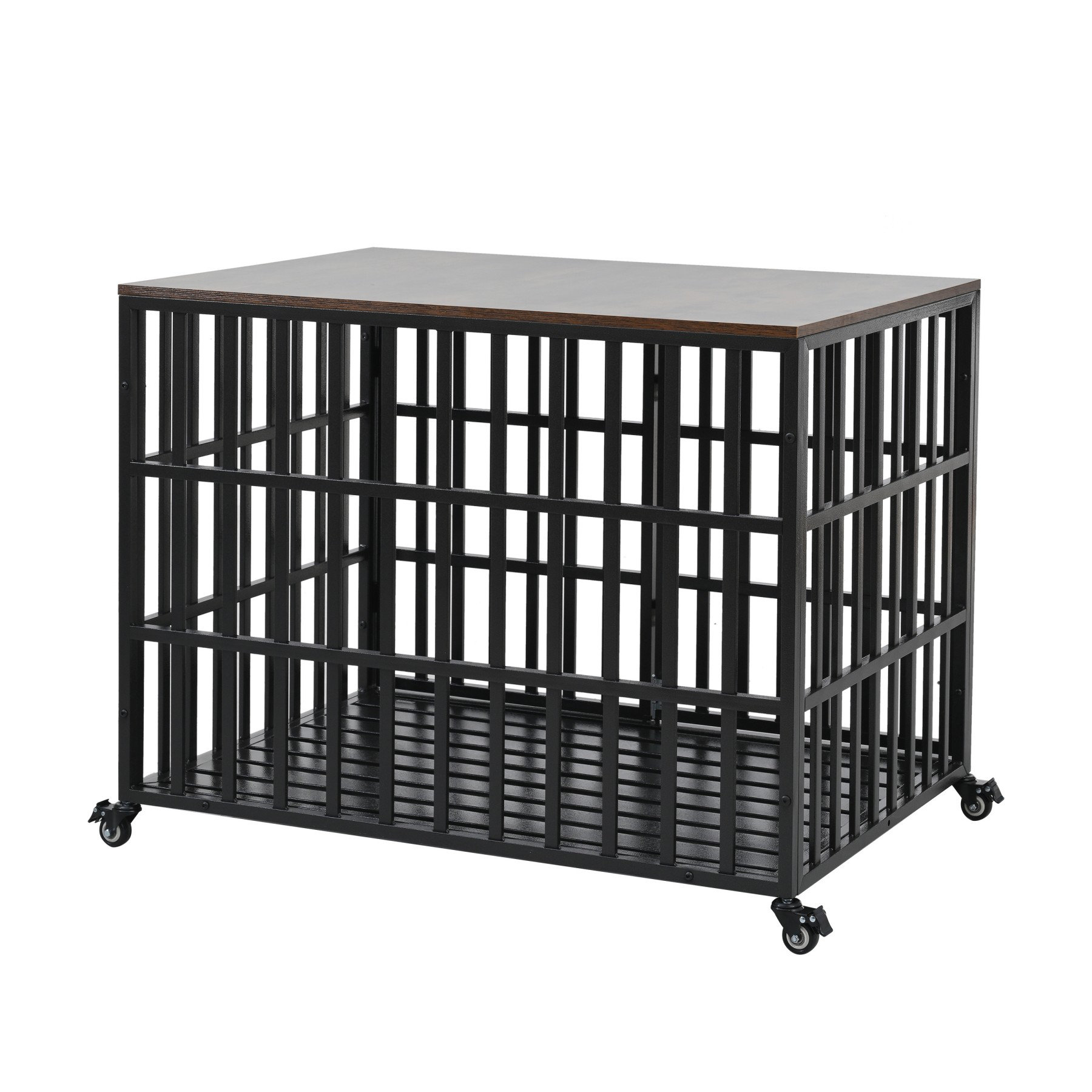 Ophelia & Co. 42" Heavy Duty Dog Crate for Large Medium Dogs, Furniture ...