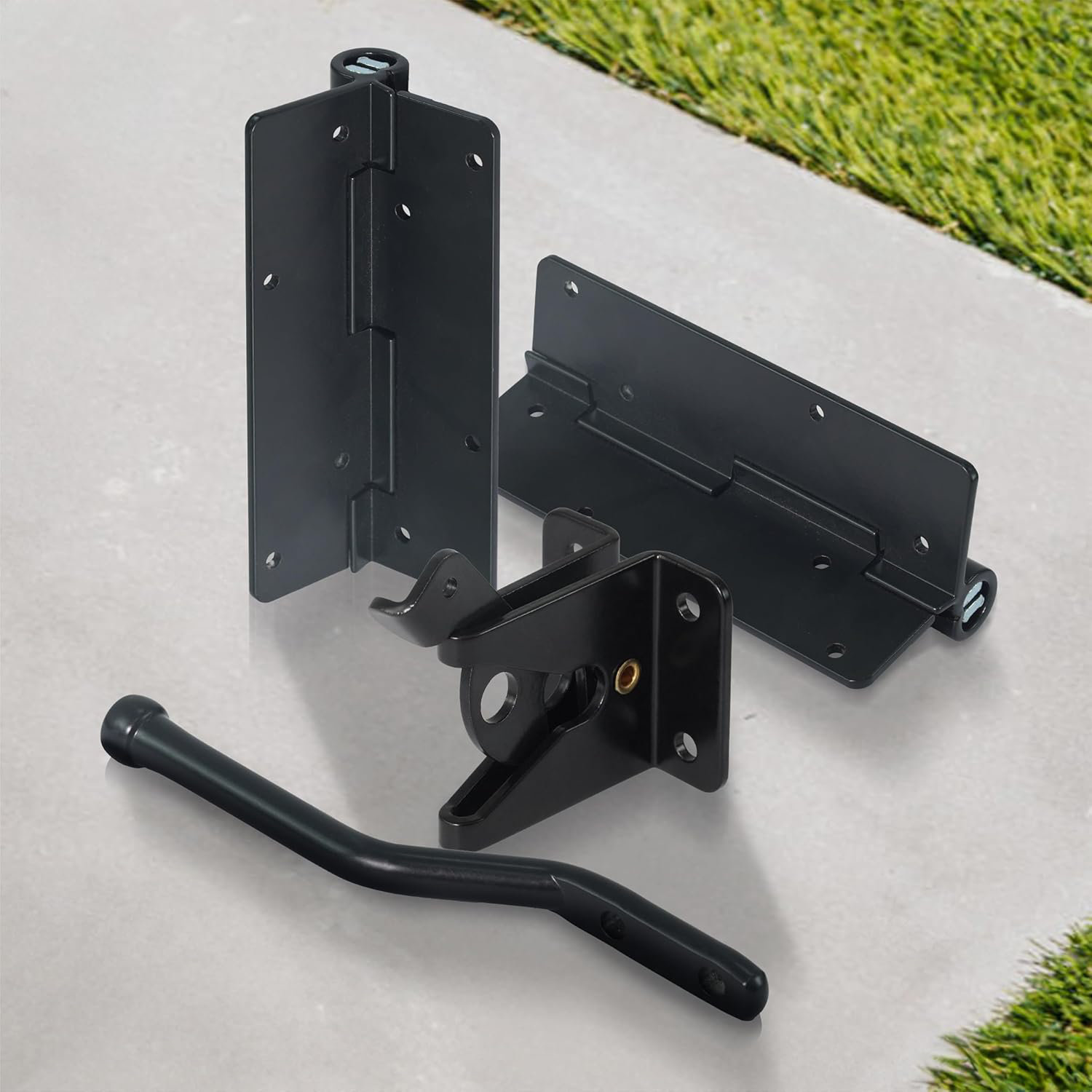 Fencer Wire Heavy Duty Fence Hardware Kit, Metal Gate Lock and Latch ...