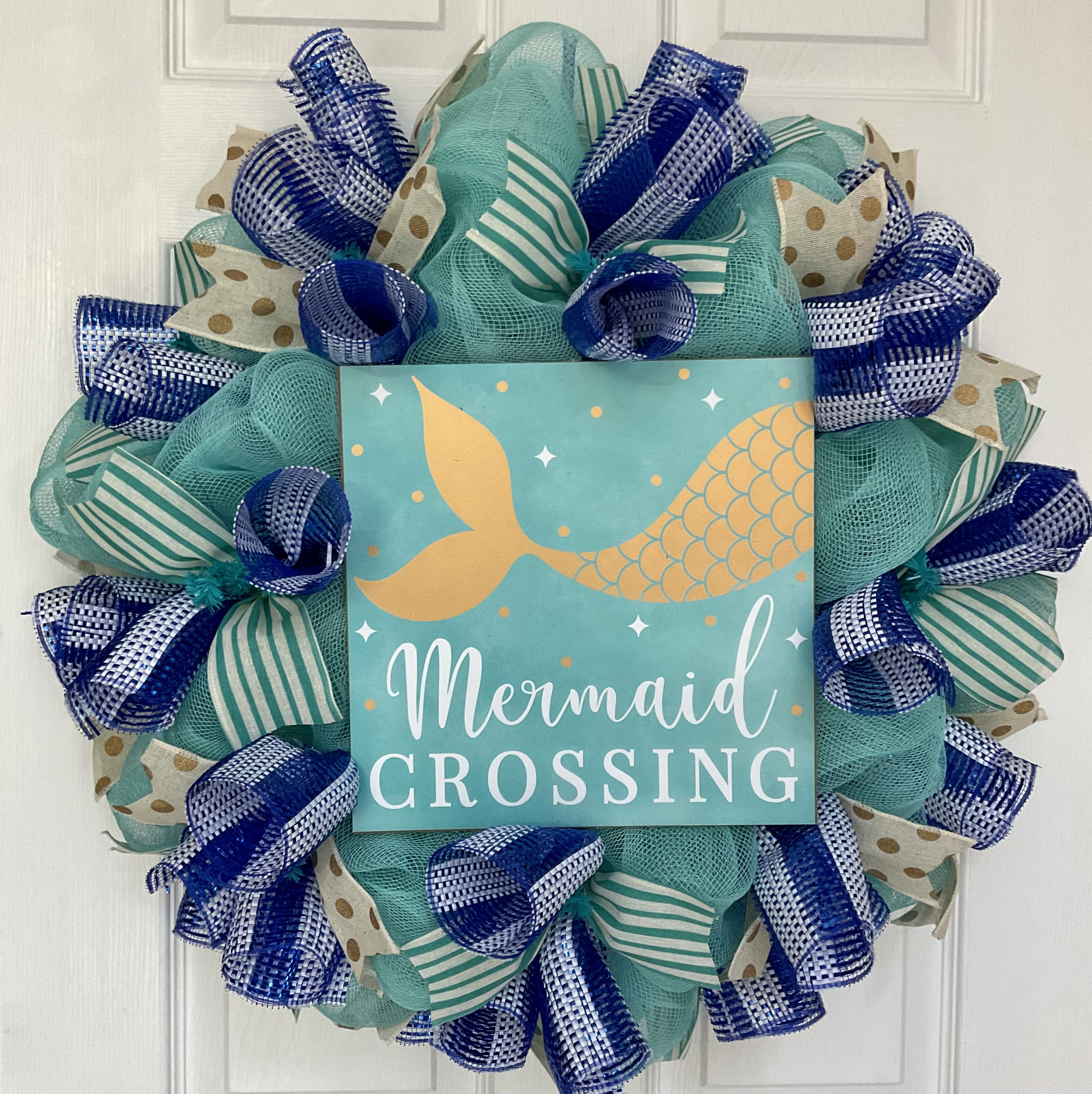 Rosecliff Heights Beach Wreath Mermaid Crossing - Wayfair Canada