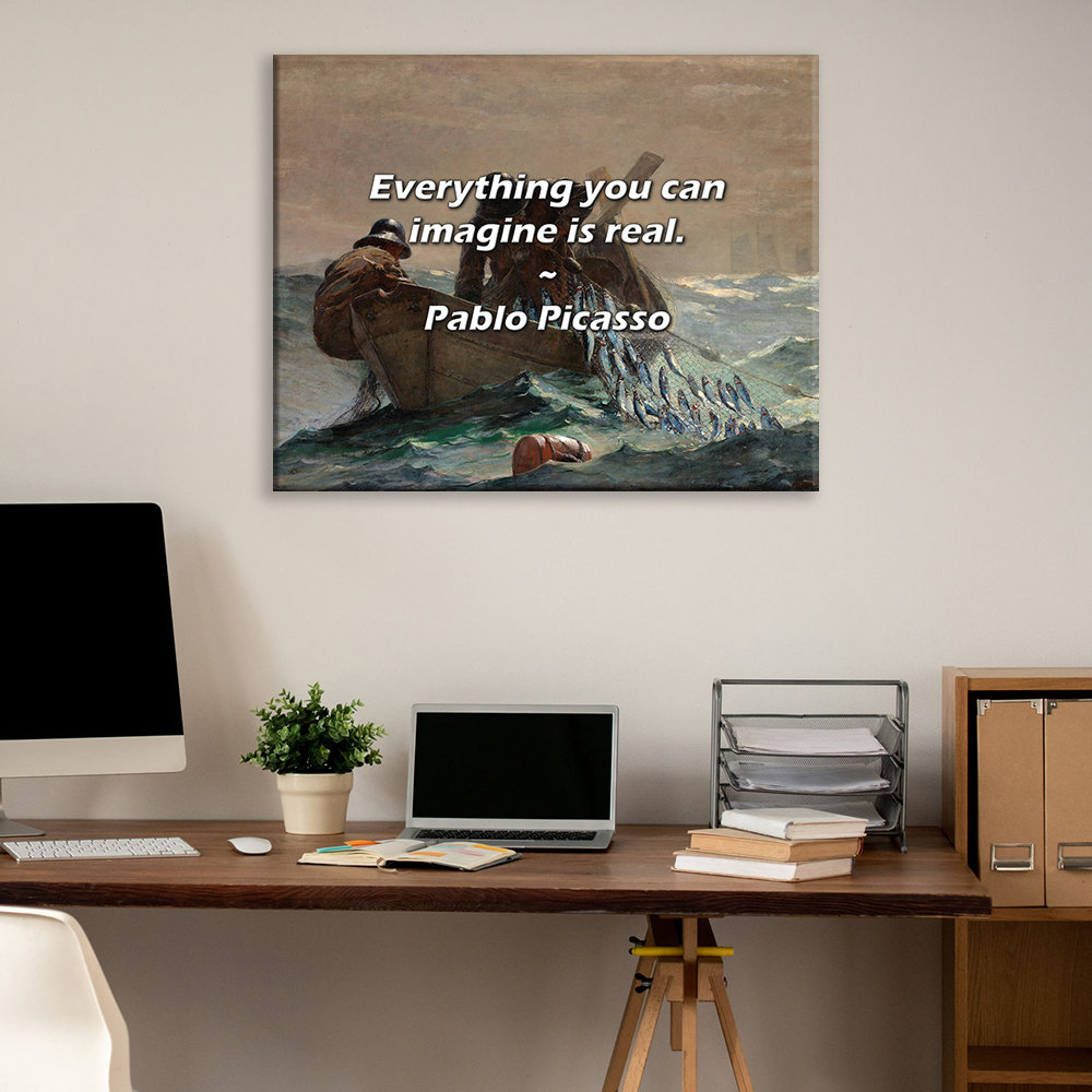 Astoria Grand Artsy Quote "Everything you can imagine is real." By ...