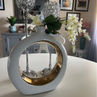 Orren Ellis Maxwellton White 12'' Ceramic Table Vase & Reviews | Wayfair