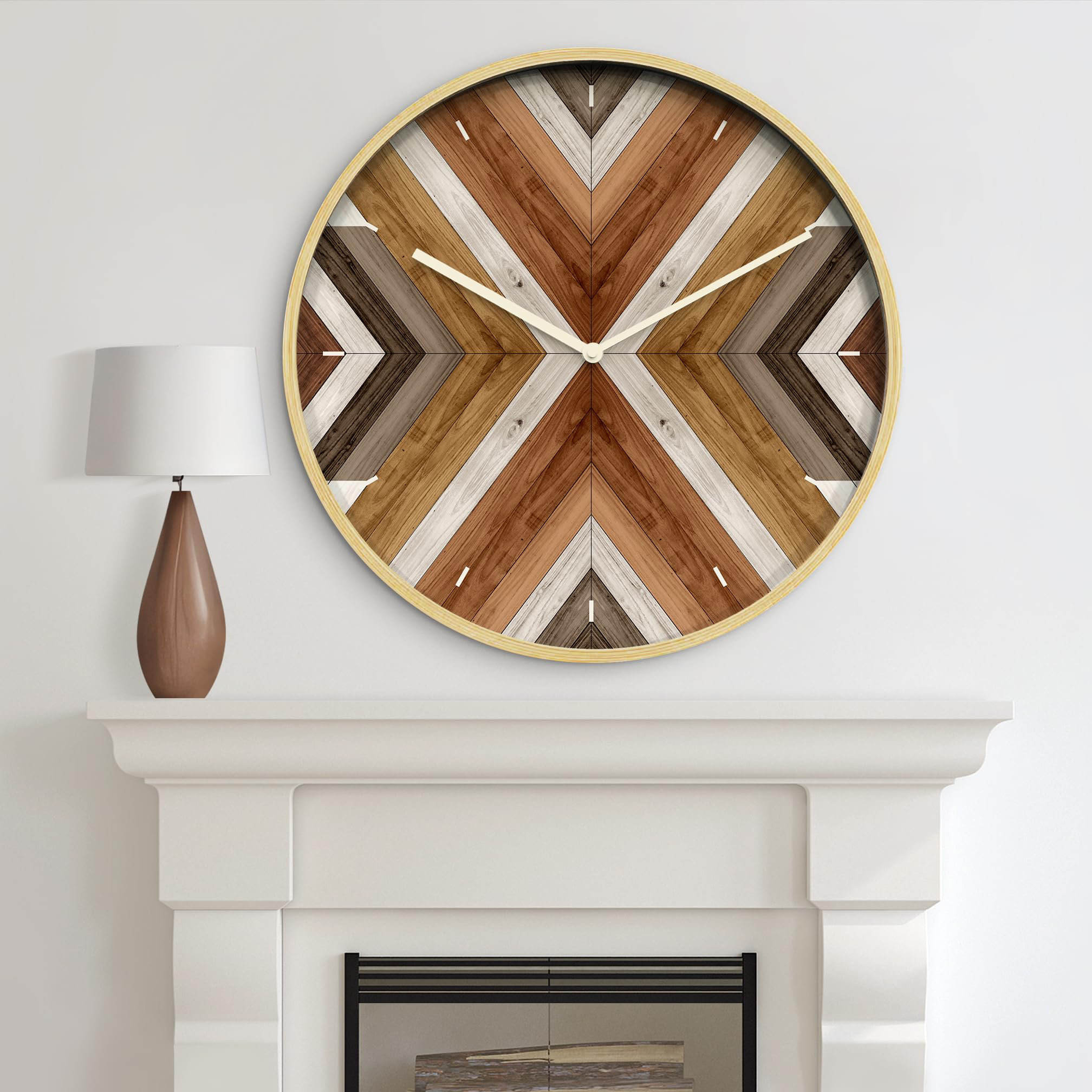 SIGNLEADER Plywood Wall Clock | Wayfair