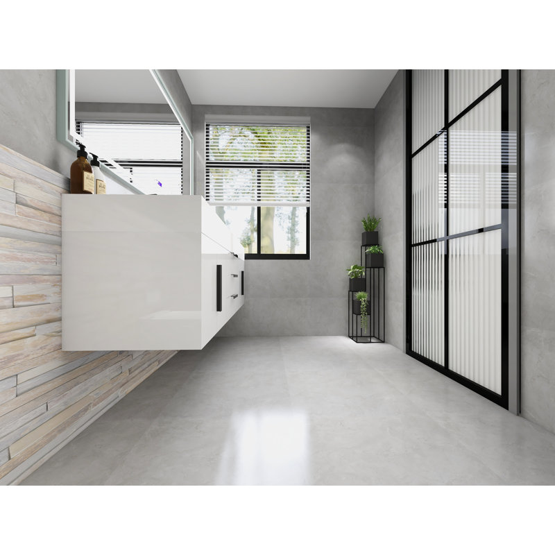 Latitude Run® Jessica 72'' Wall-Mounted Single Bathroom Vanity | Wayfair