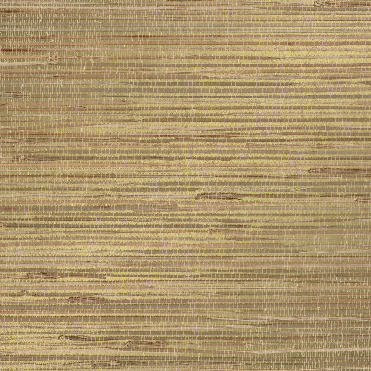 Bay Isle Home Grasscloth 2 Metallic Boodle Grasscloth Wallpaper Roll 7 ...