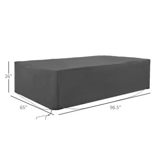 Outsunny Outdoor Sectional Patio Water Resistant Cover "& Reviews ...