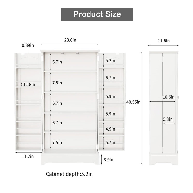 Winston Porter Rheata Kitchen Pantry | Wayfair