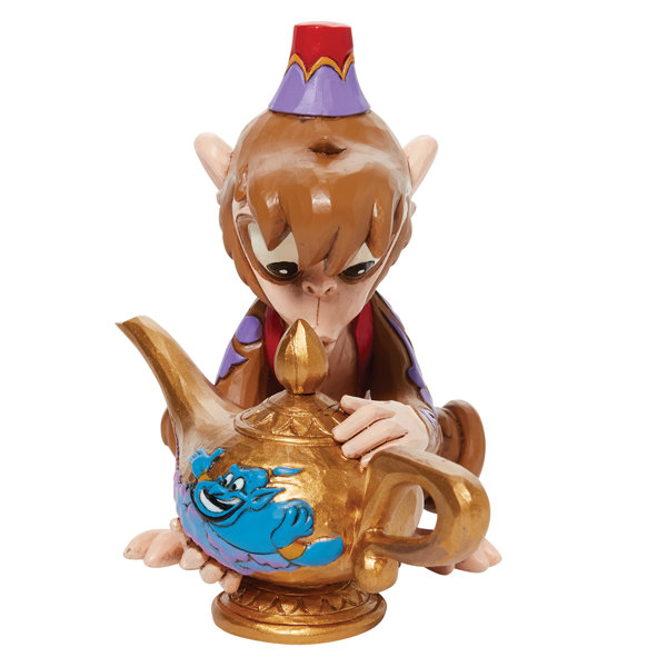 Jim Shore Disney Traditions Jim Shore Abu Genie Lamp Figurine 4.5in H ...