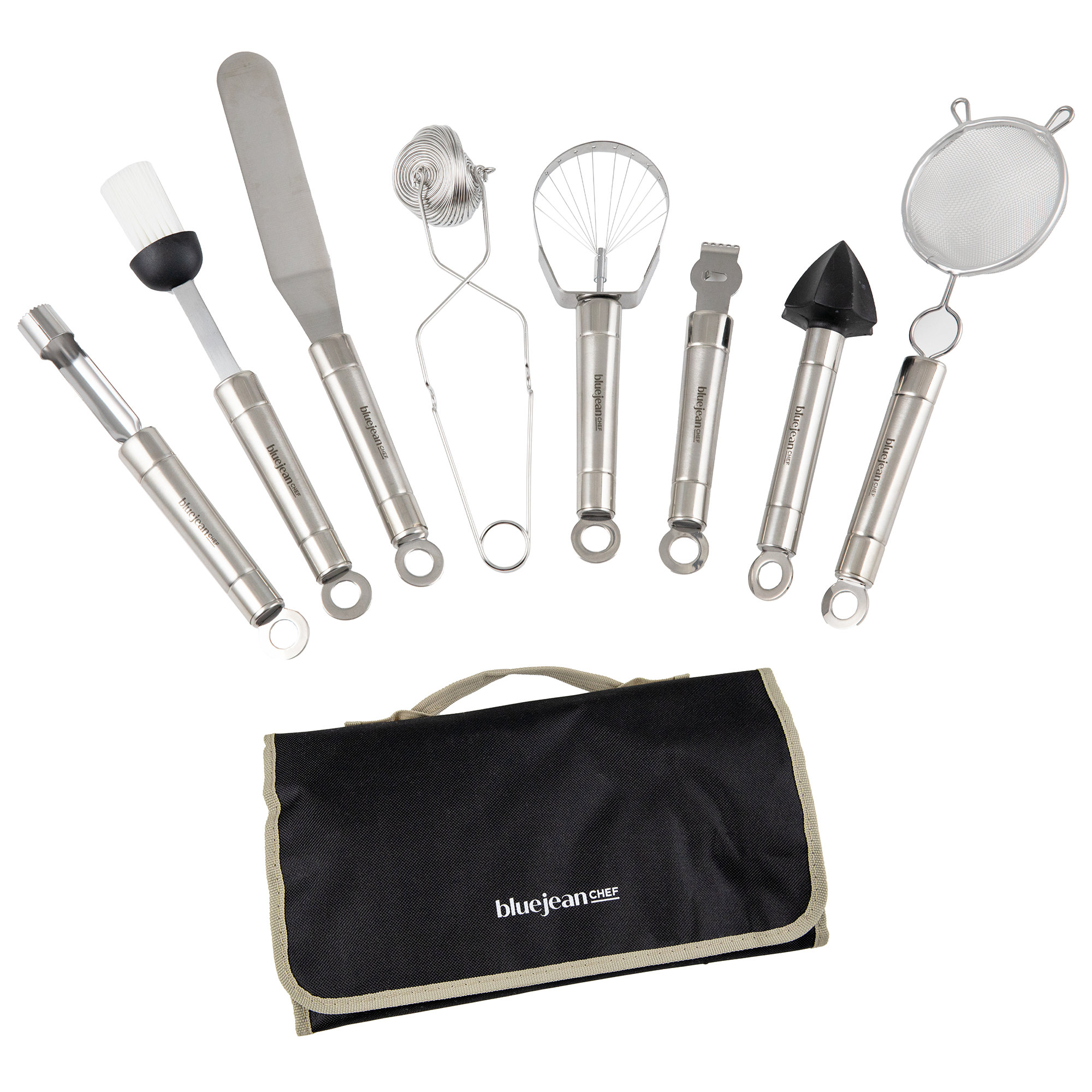 Blue Jean Chef 8-piece Kitchen Tool And Gadget Set, Stainless-steel ...