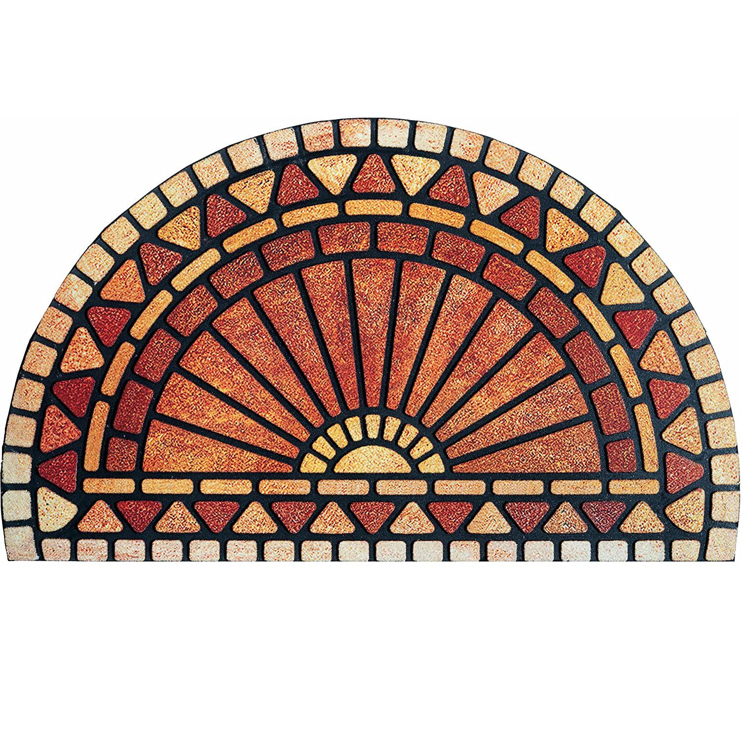 Union Rustic Front Door Mat - Low Pile Front Door Mat Outside Entrance ...