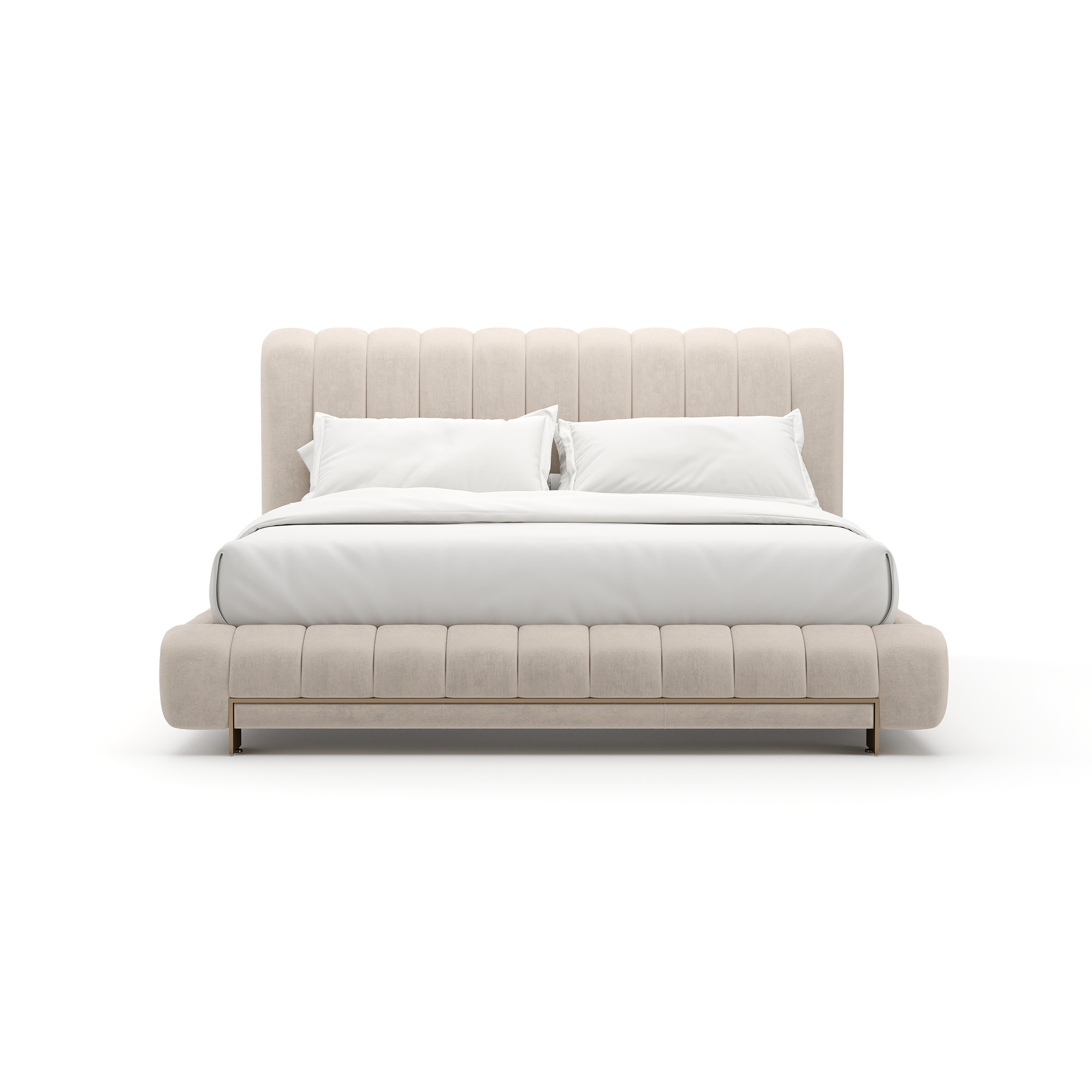 Caracole Classic *Well Balanced Kg Bed Ecru | Wayfair
