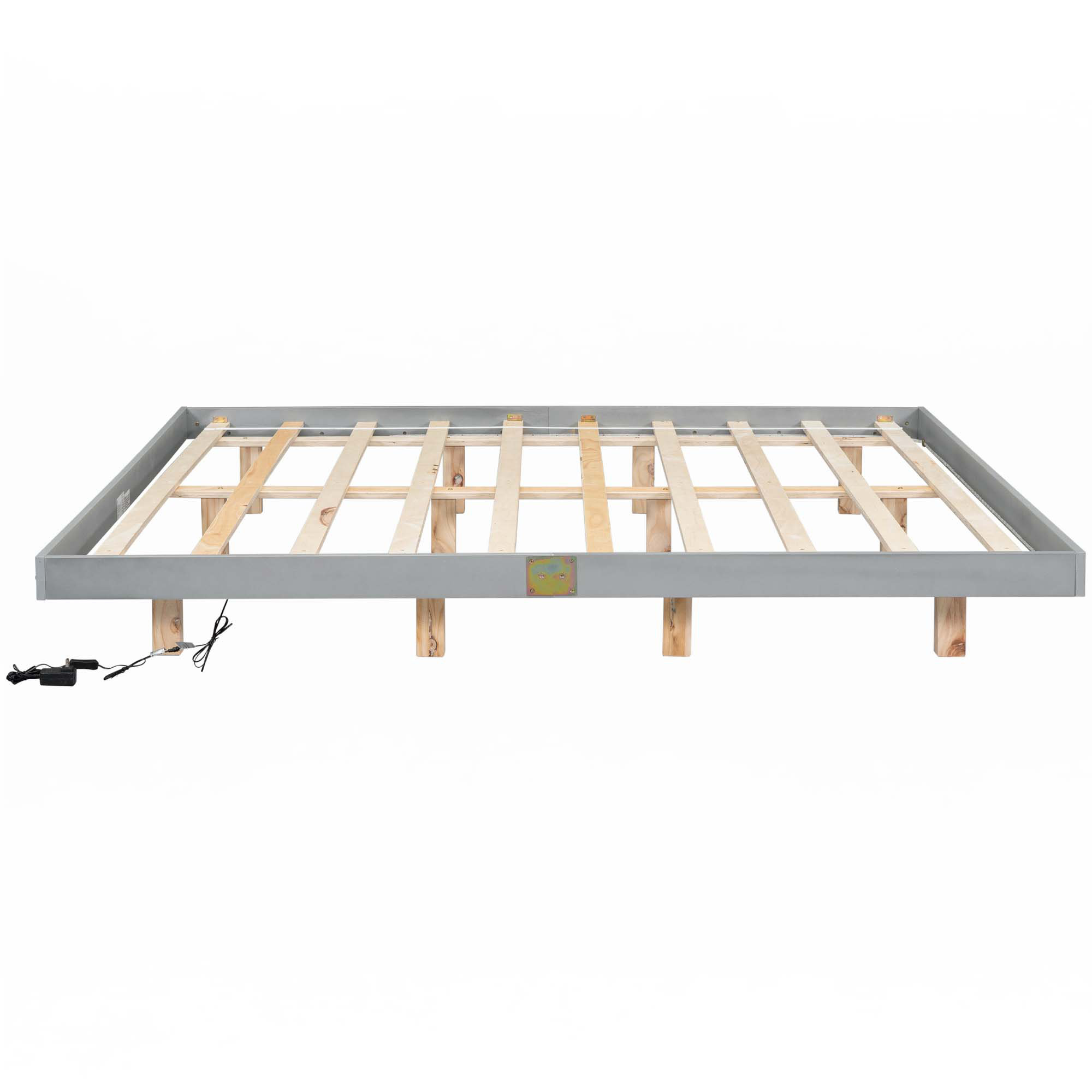 Union Rustic Floating Bed With LED Lights Underneath | Wayfair