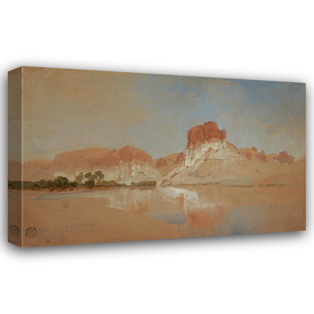 Vault W Artwork "Green River, Wyoming Territory" by Thomas Moran ...