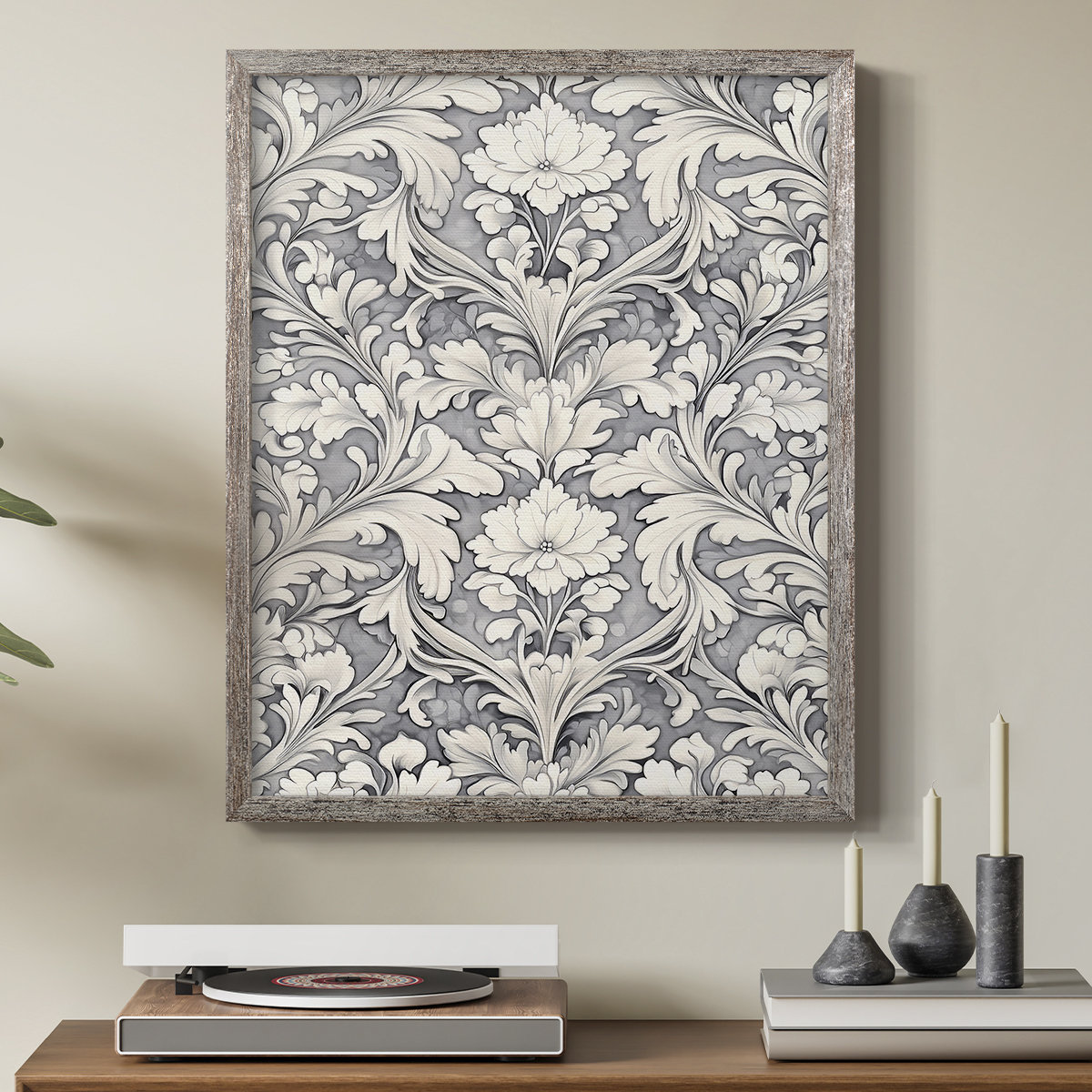 Winston Porter WM MORRIS Series DCCXLVI Framed Print - Solid Wood | Wayfair