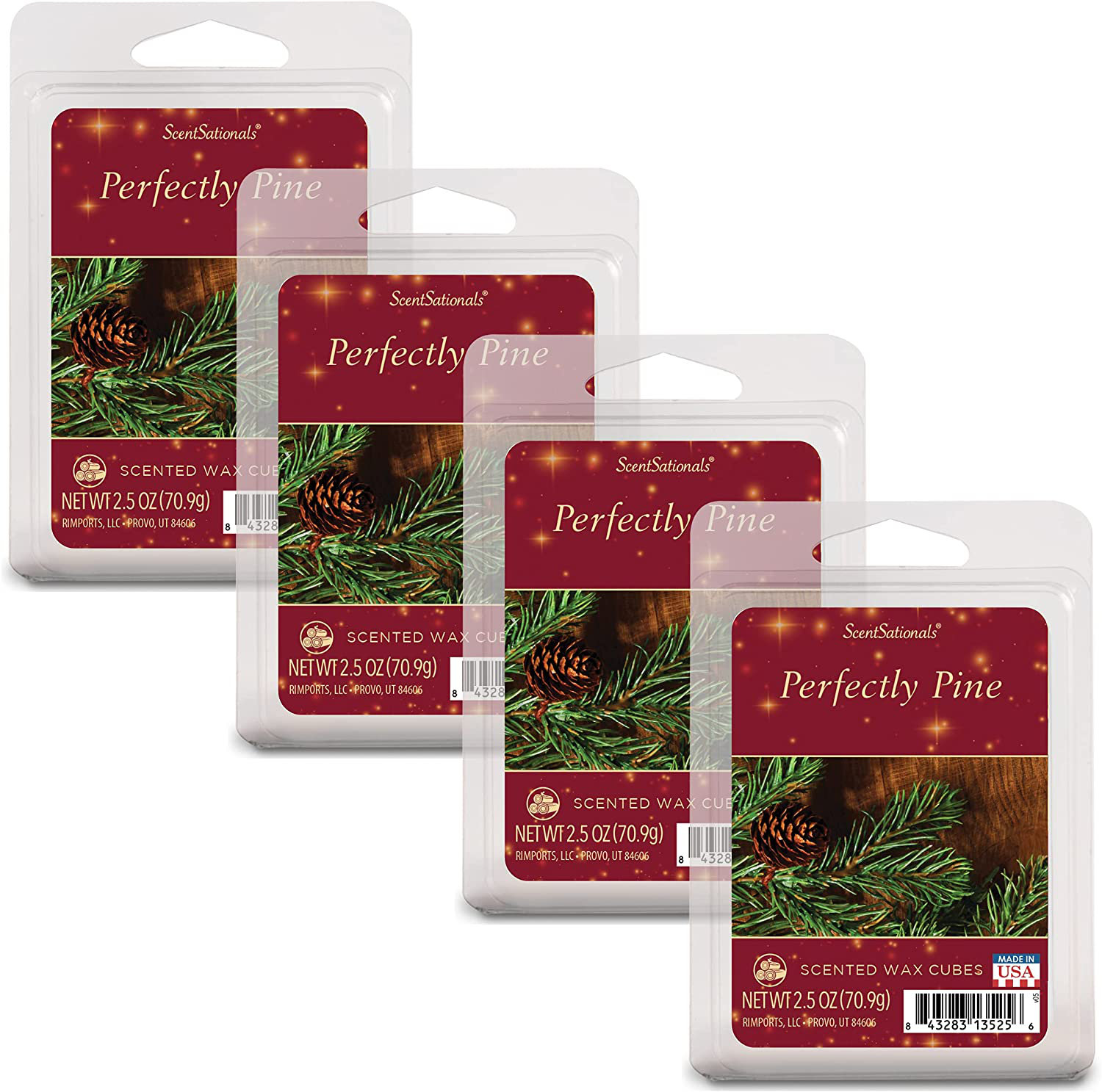 ScentSationals Perfectly Pine Wax 4PK | Wayfair