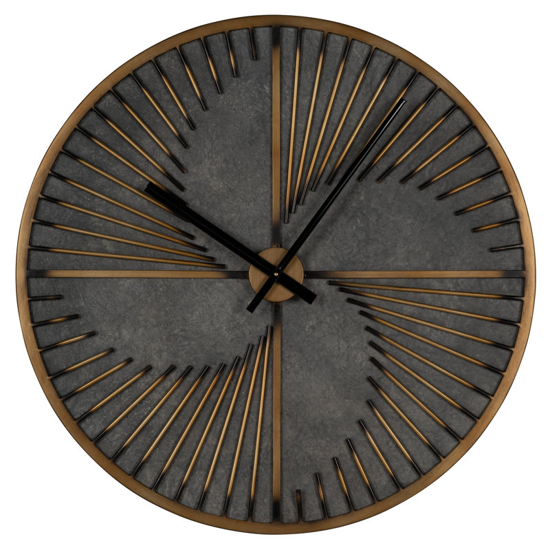 Cooper Classics Clapper Oversized 35.5" Wall Clock & Reviews | Perigold