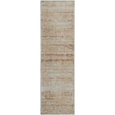 17 Stories Premium Machine Washable Gerardo Copper Rug & Reviews | Wayfair