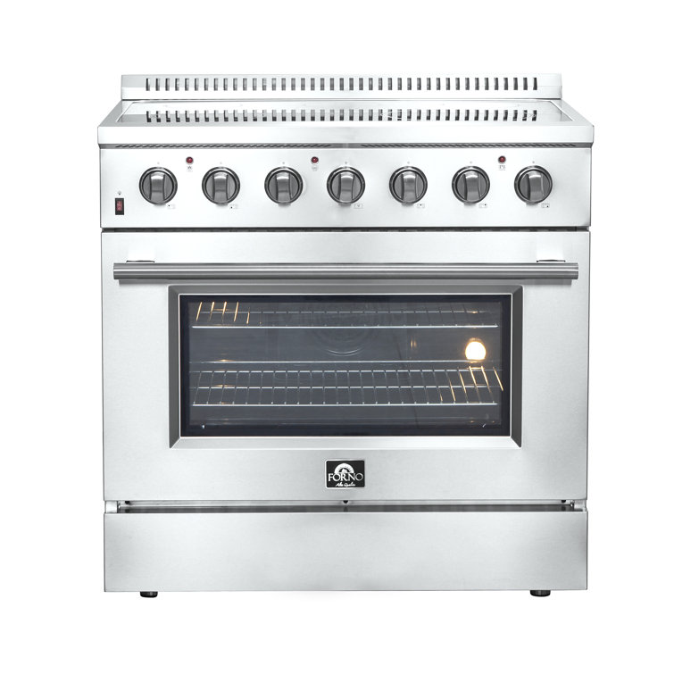 Forno Galiano 36-inch Electric Range Stainless Steel, 5 Elements, 5.36 ...