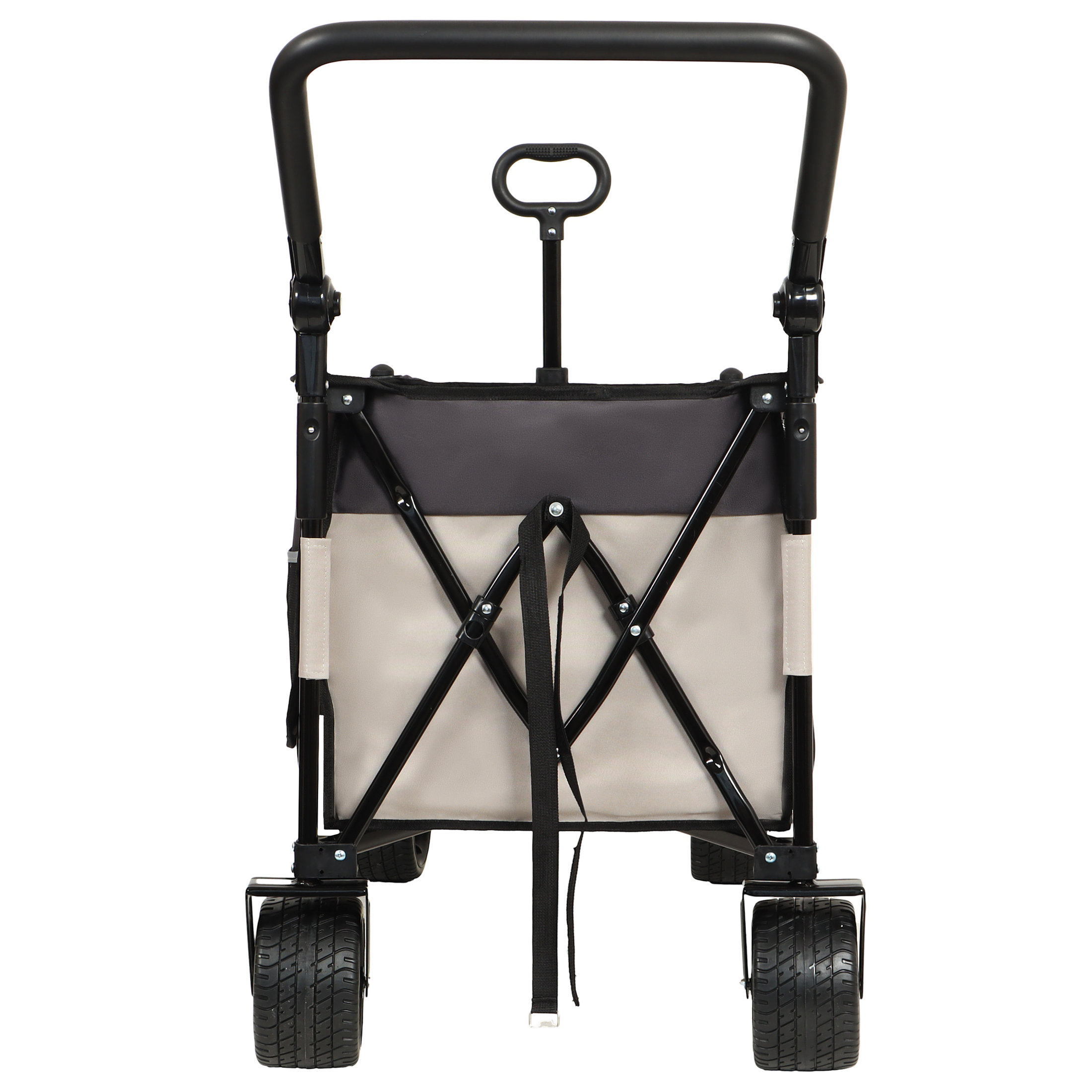 dingdangxiang Versatile Push-Pull Folding Wagon Cart with Rotating ...