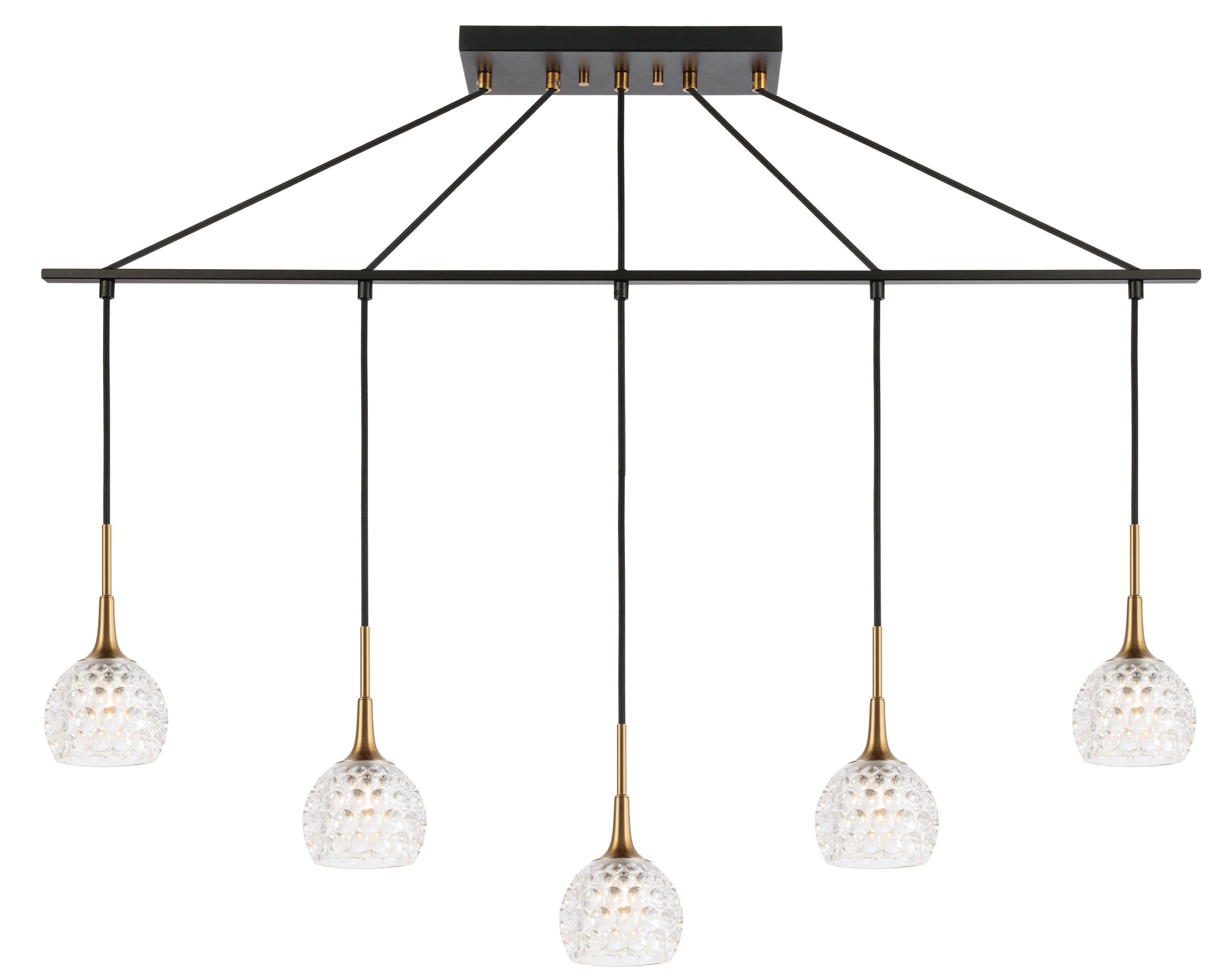 House of Hampton® Jerrie 5 - Light Cluster Dome Pendant | Wayfair