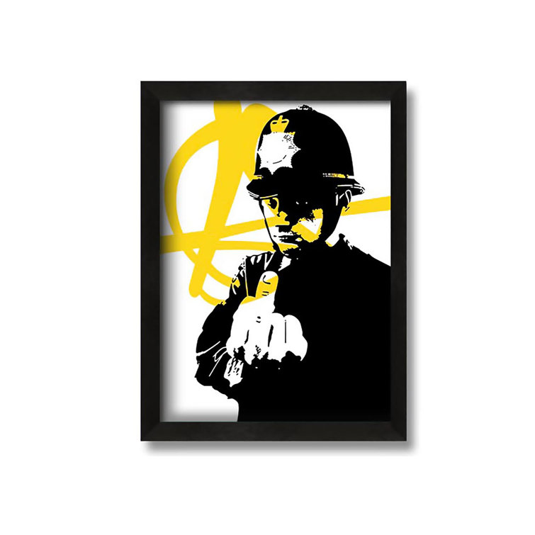 Ivy Bronx Rude Copper - Picture Frame Graphic Art on Canvas | Wayfair.co.uk