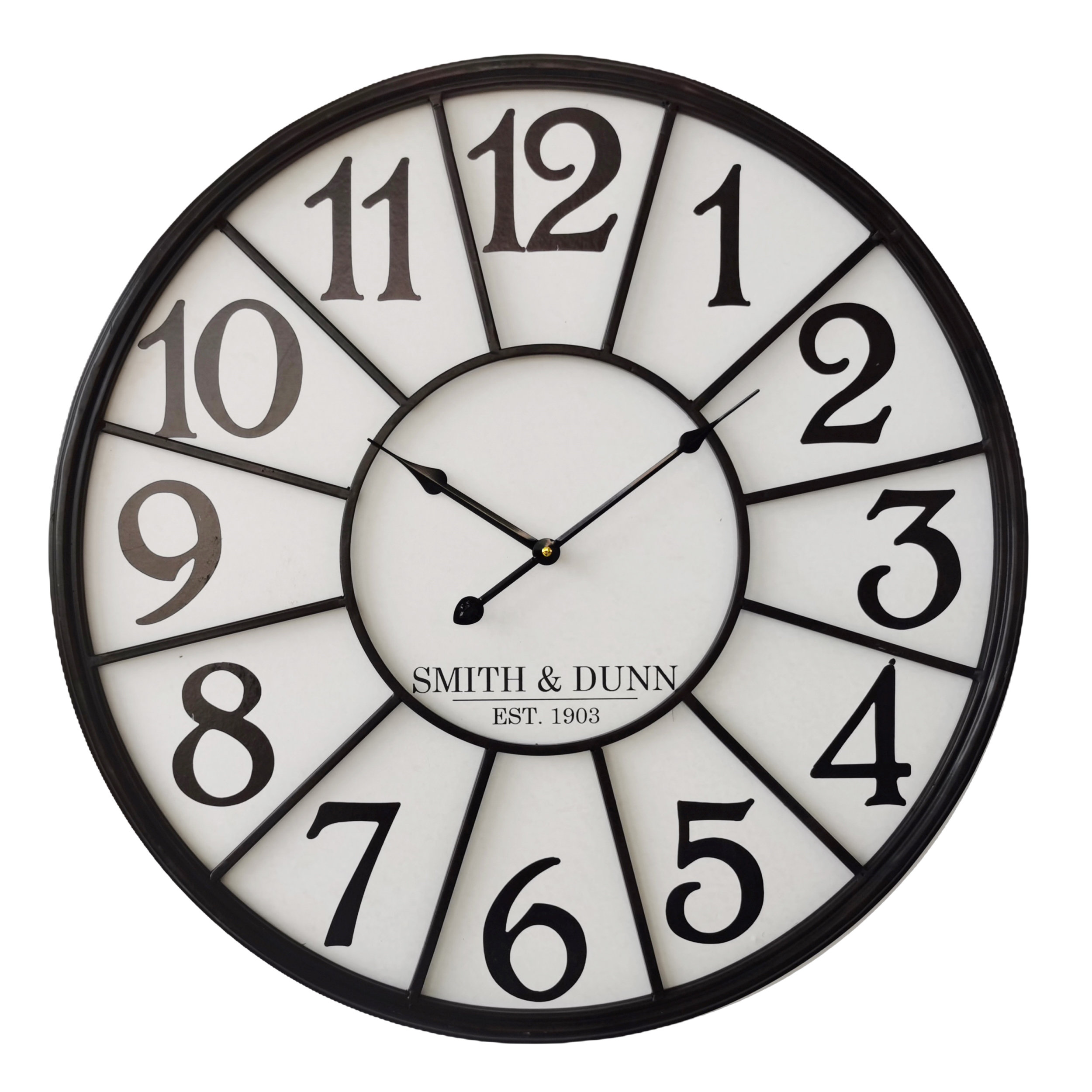 VIP INTERNATIONAL VIP Iron 23 in. Black Wall Clock - Wayfair Canada