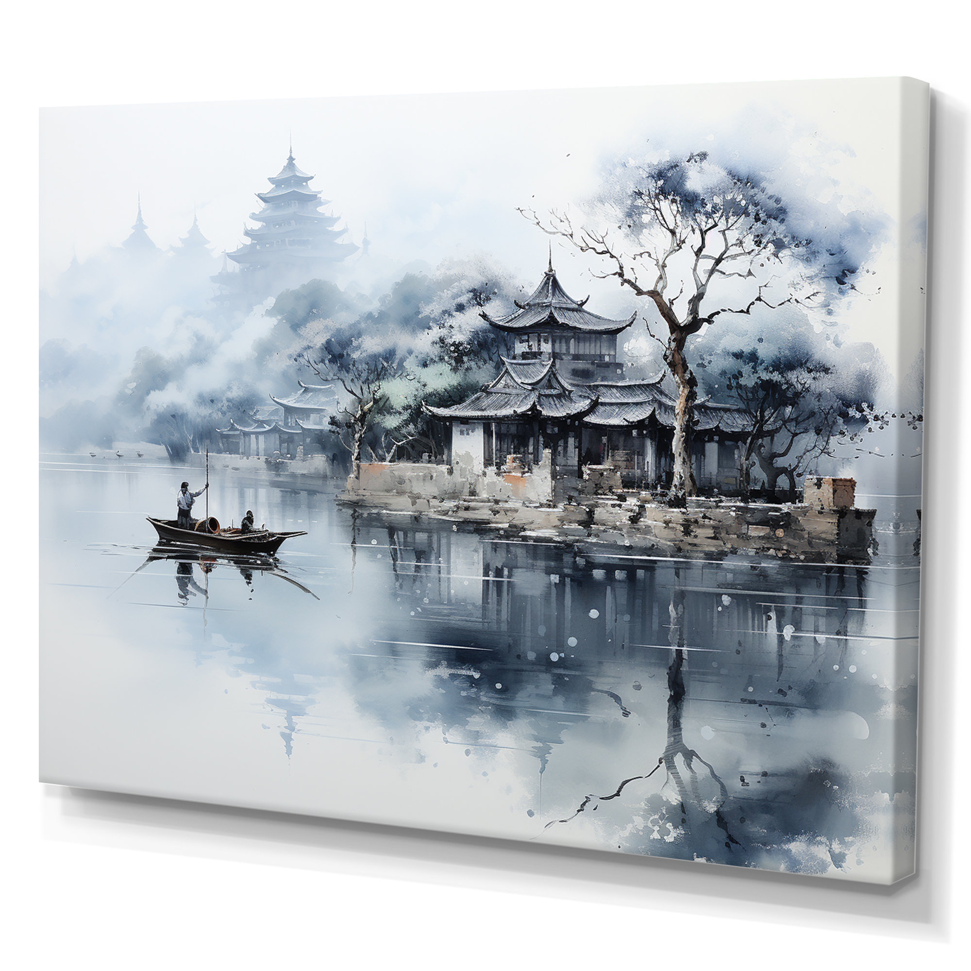 Red Barrel Studio® Vietnam Hue Perfume River Landscape On Canvas Print ...