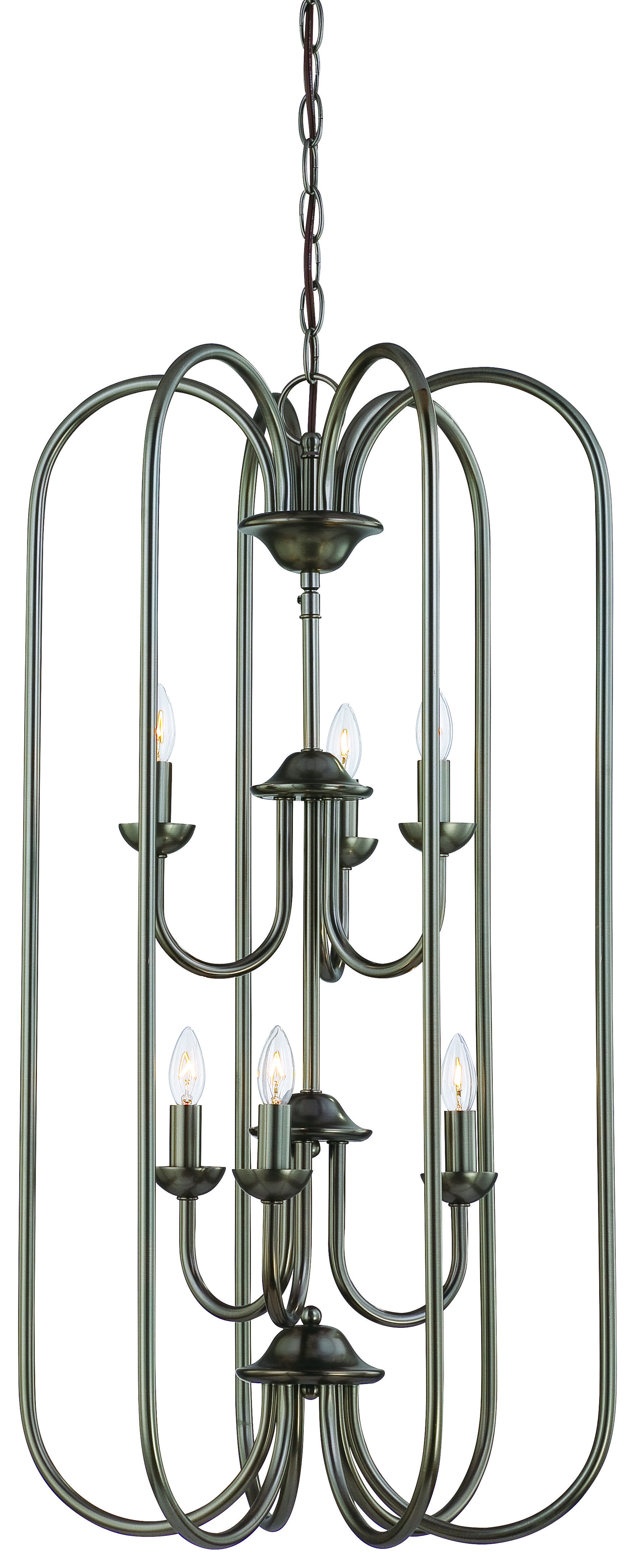 Alcott Hill Ripley 6 - Light Unique Geometric Chandelier - Wayfair Canada