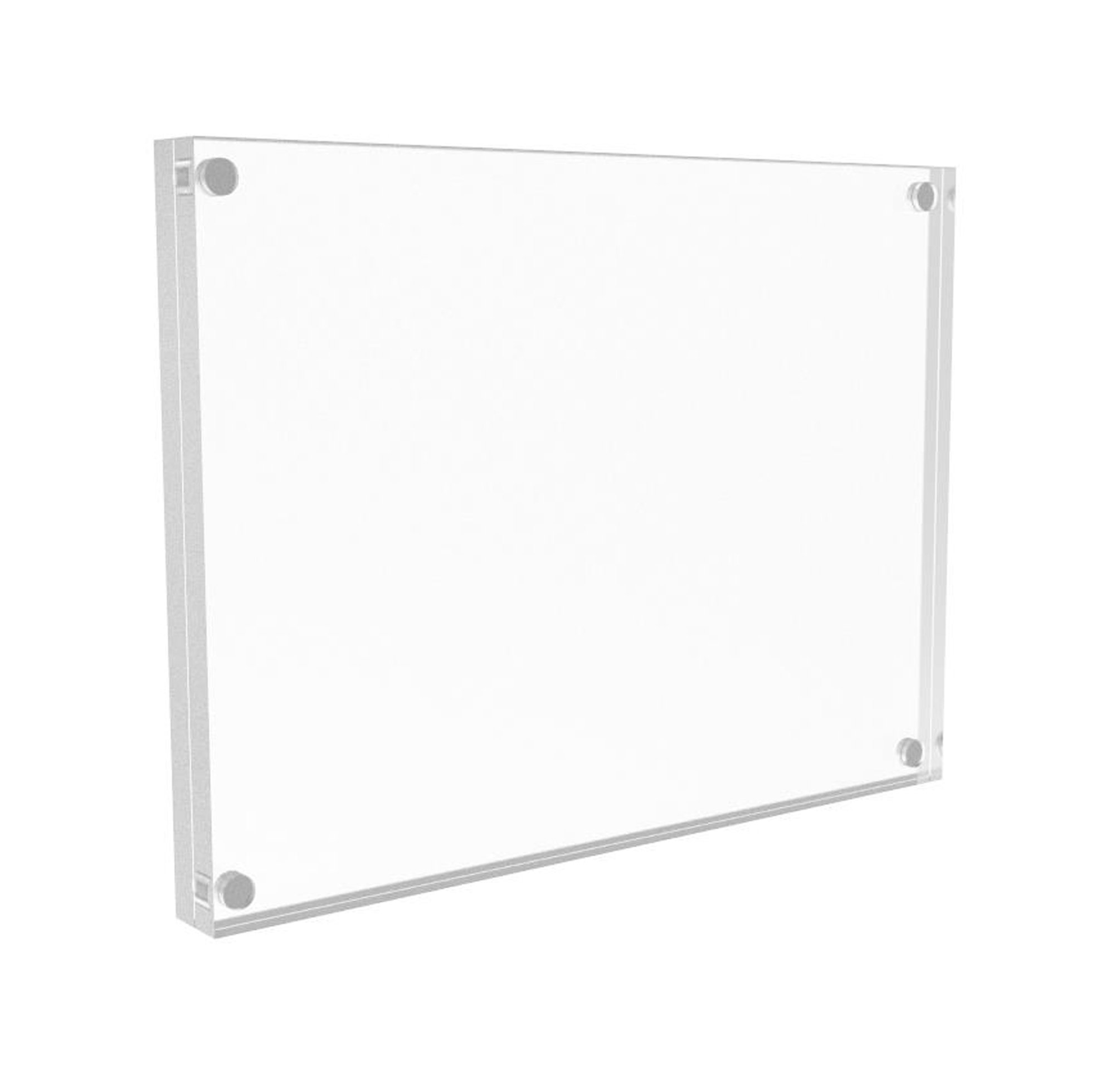 Wrought Studio™ Otteridge 5" x 7" Matte Plastic Magnetic Frame in Clear ...