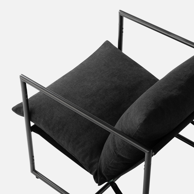 Trent Austin Design® Reagle Modern Metal Framed Sling Accent Chair ...