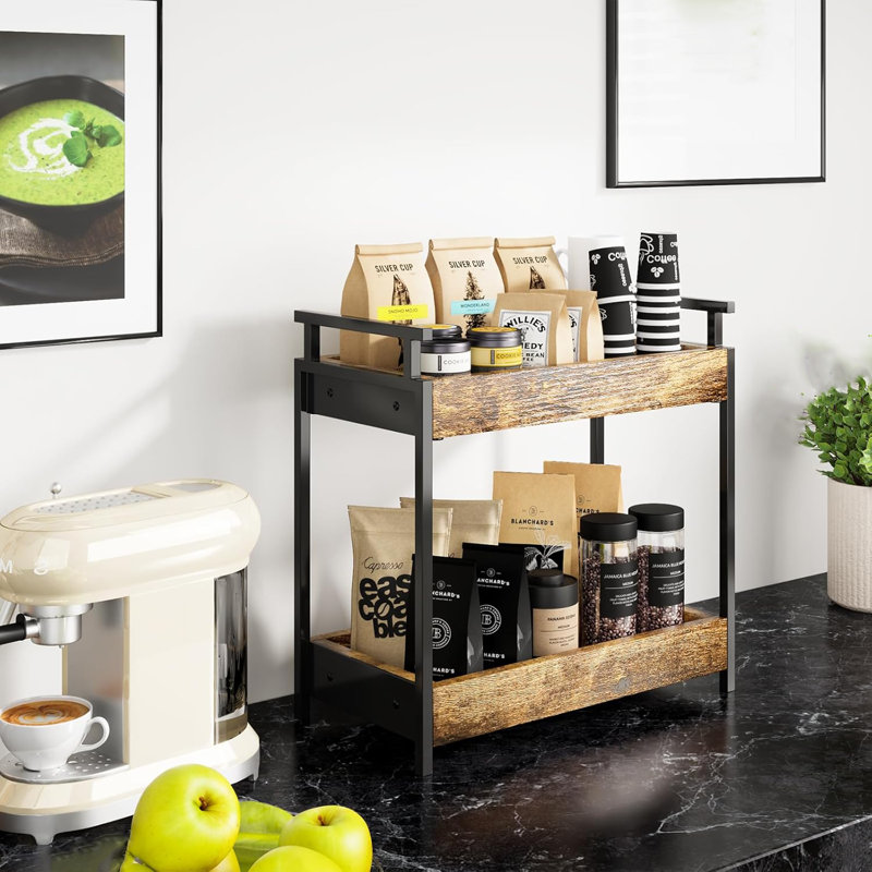 17 Stories Tabletop Coffee Station Organizer | Wayfair