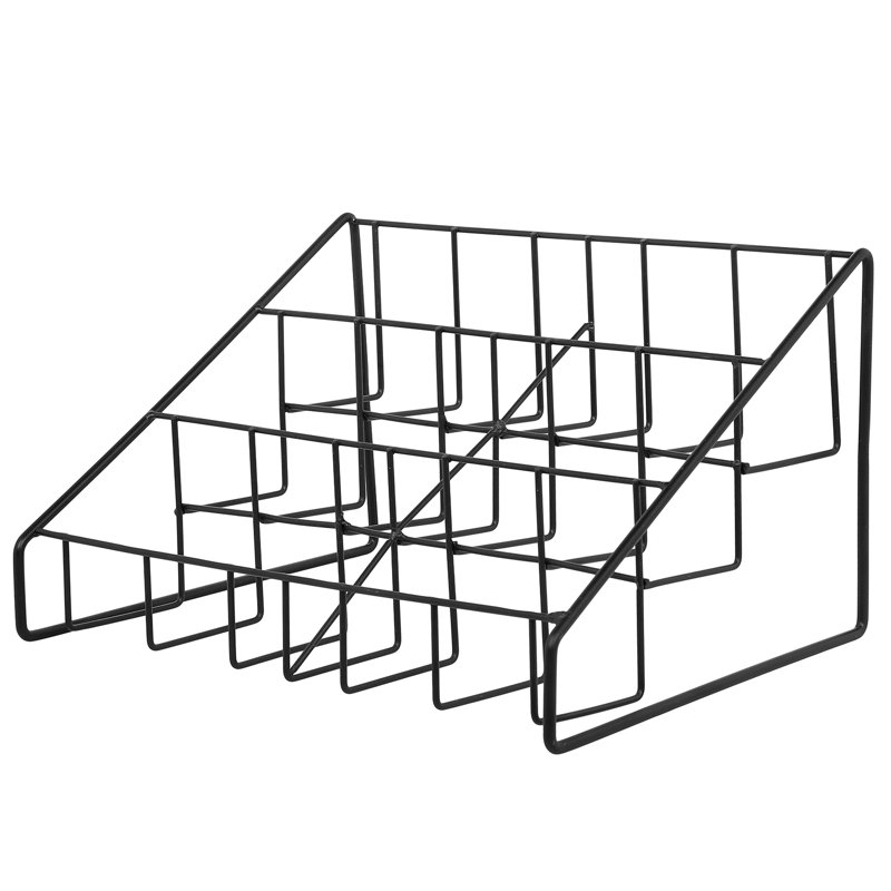 Ebern Designs CD DVD Metal Media Storage Rack & Reviews | Wayfair